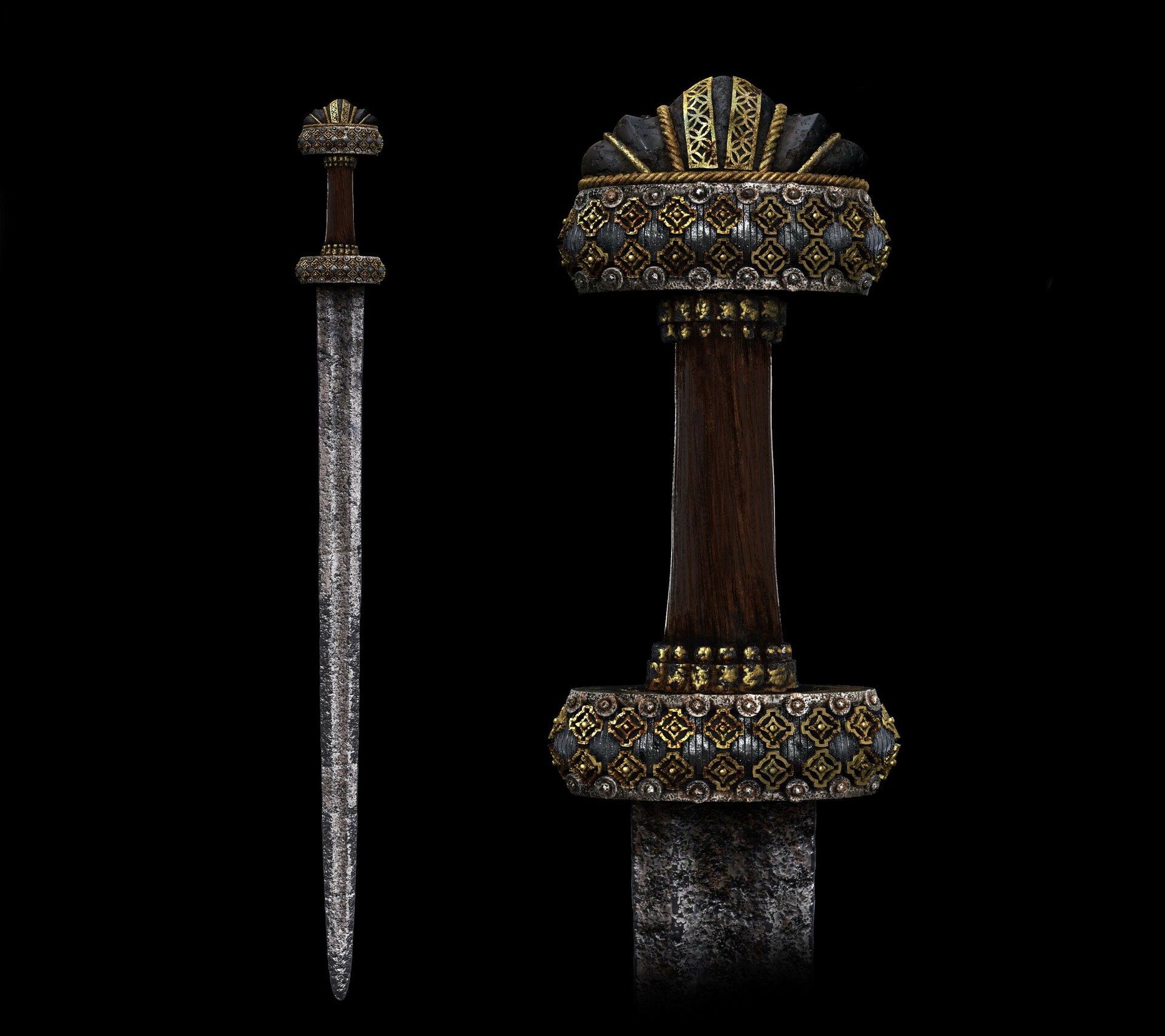 ArtStation - Viking Ulfberht sword