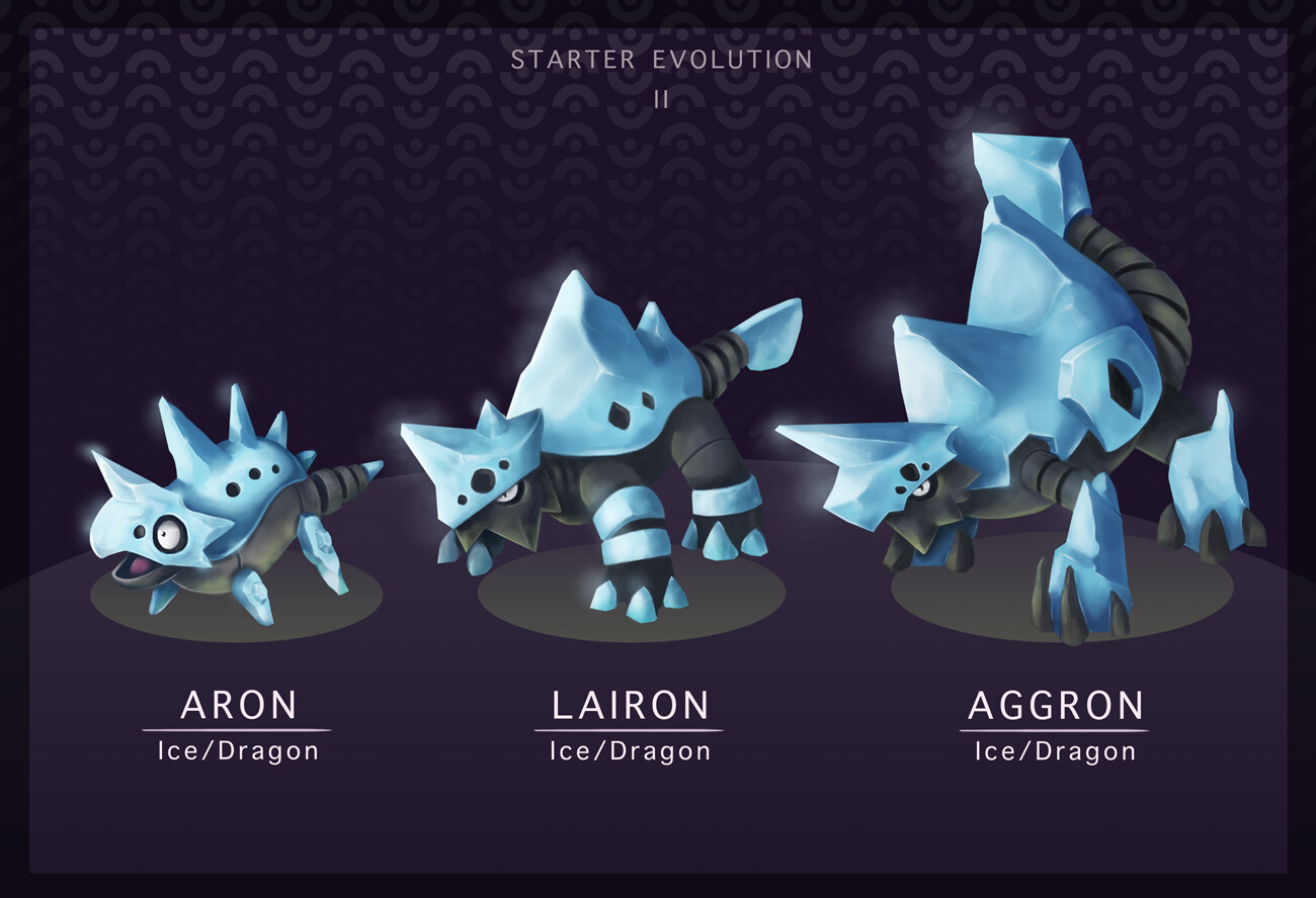 Pokemon Lairon Evolution