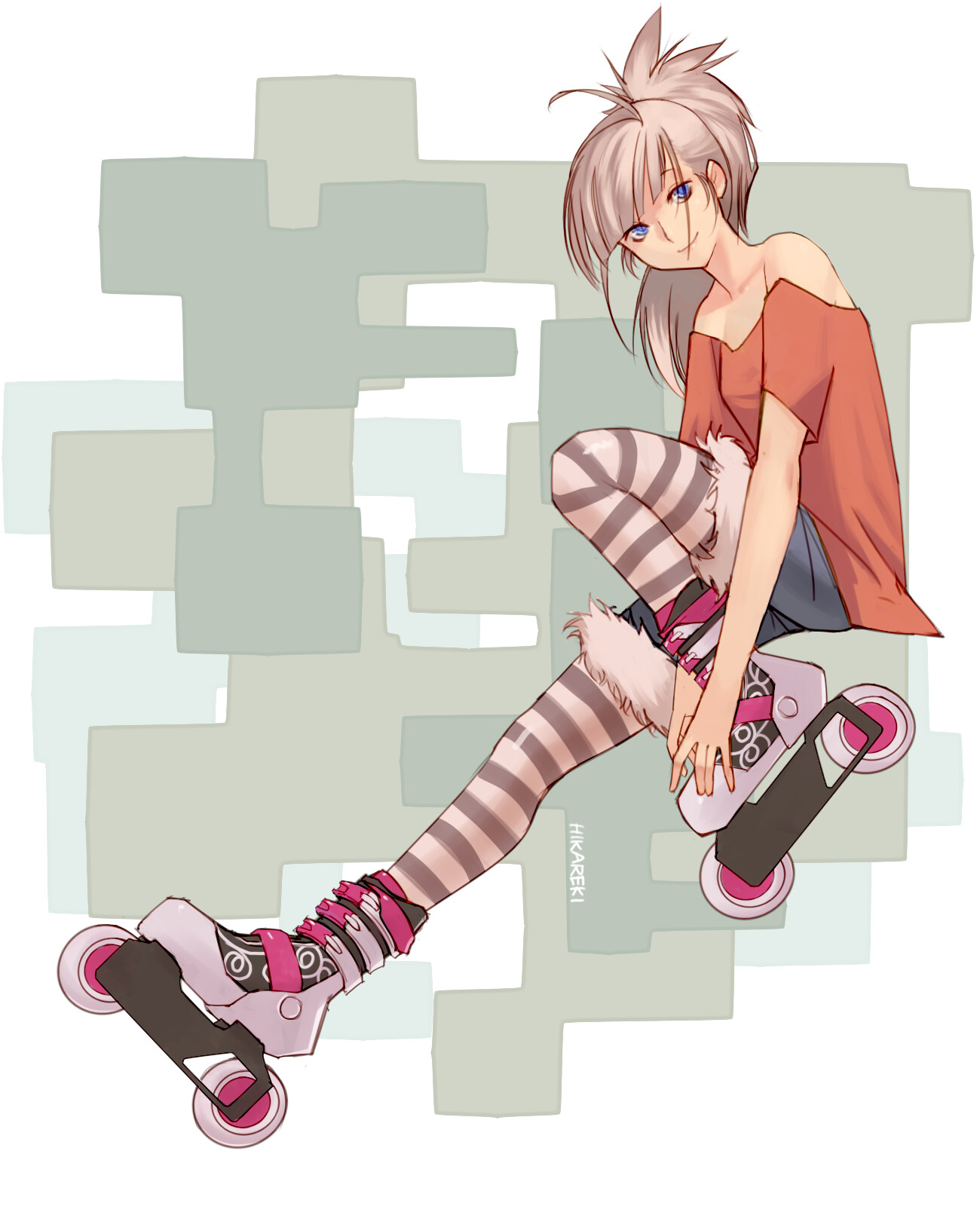 ArtStation - Rollerblade girl