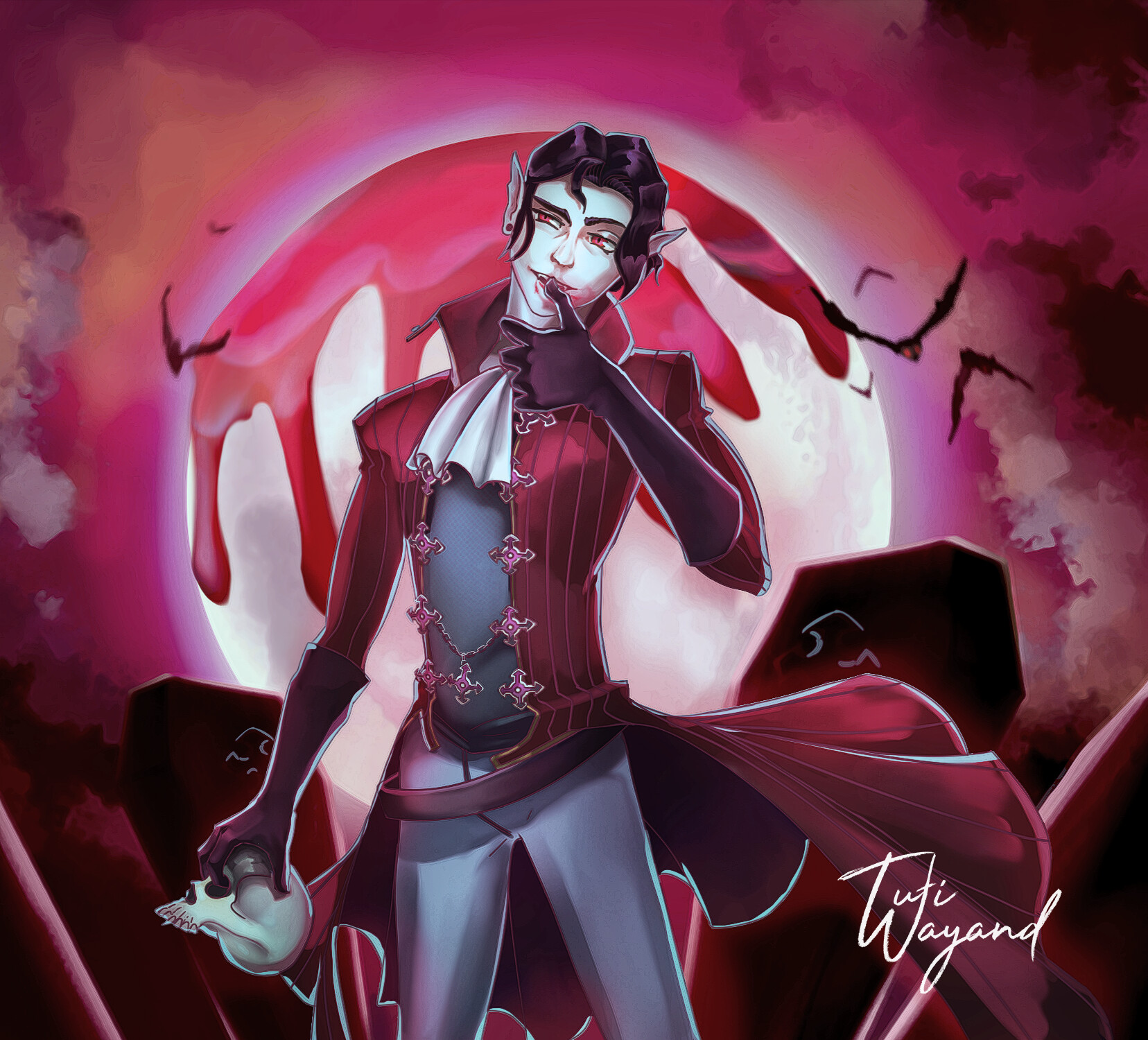 ArtStation - Blood Moon Vampire