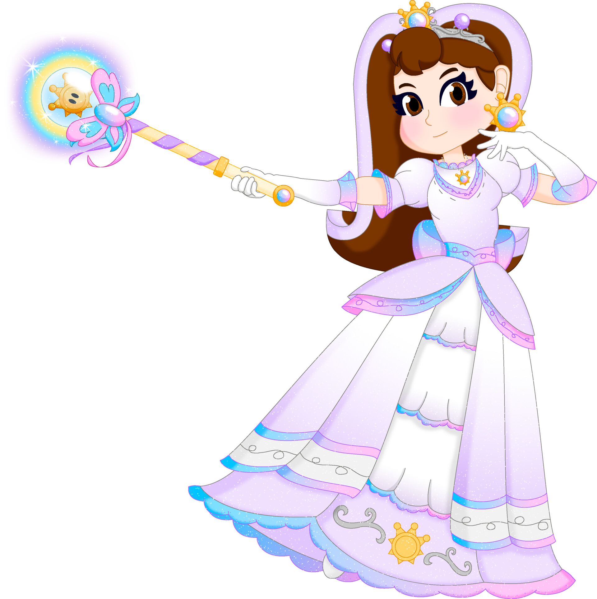 Kathryn Raccuglia - Princess Corona Smash Bros. Concept and Alternates