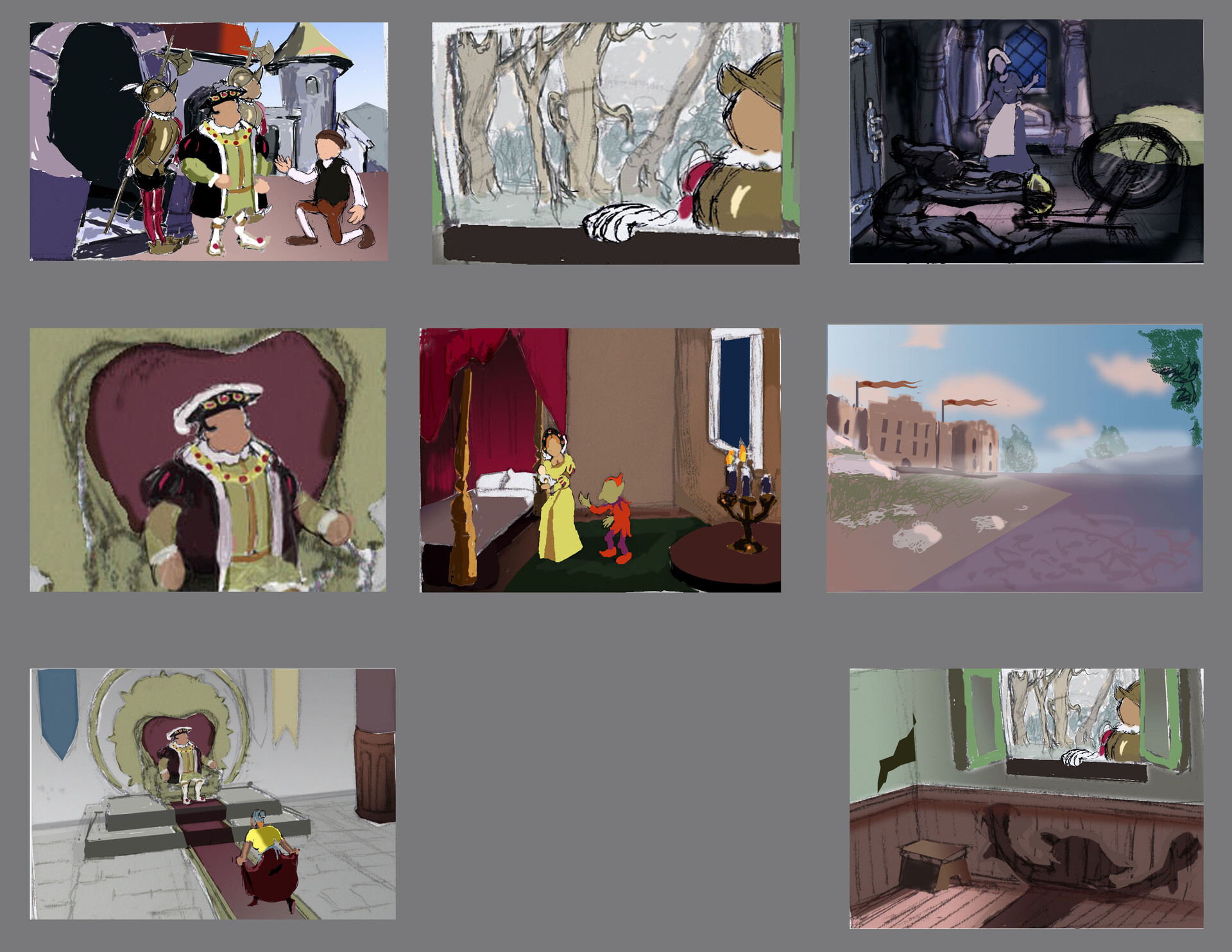 ArtStation - Story Boards (Rumpelstiltskin)