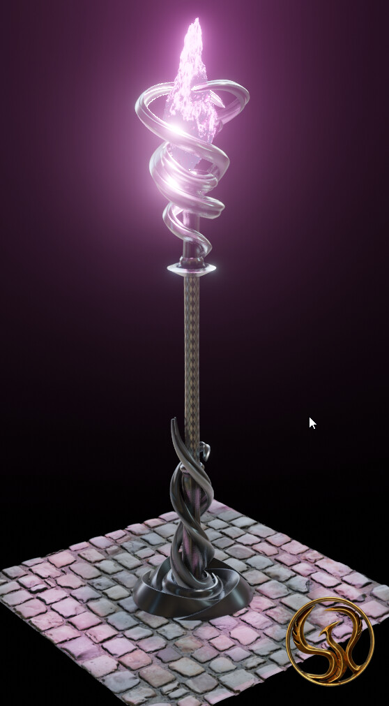 ArtStation - Floatstone Lamp