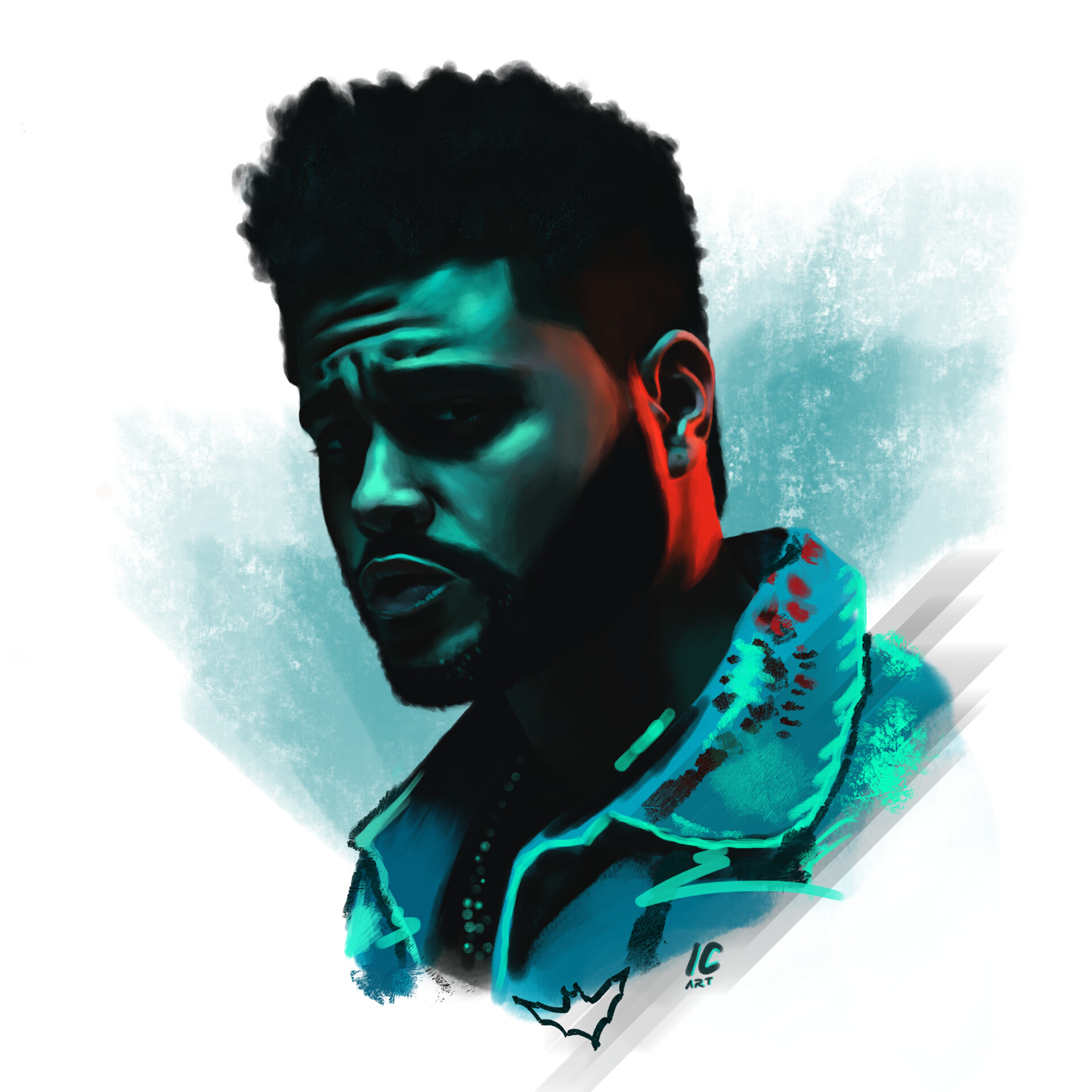 The Weeknd Painting