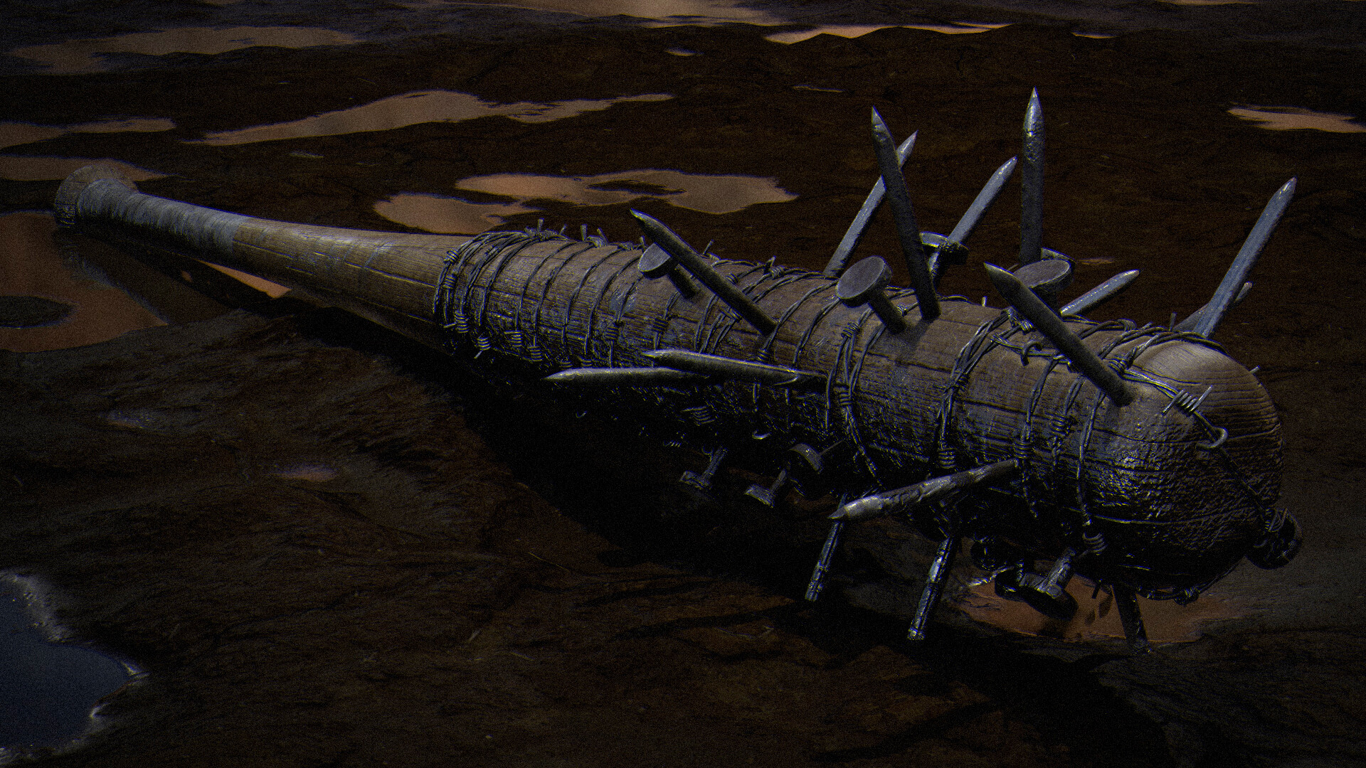 ArtStation - Zombie Baseball bat