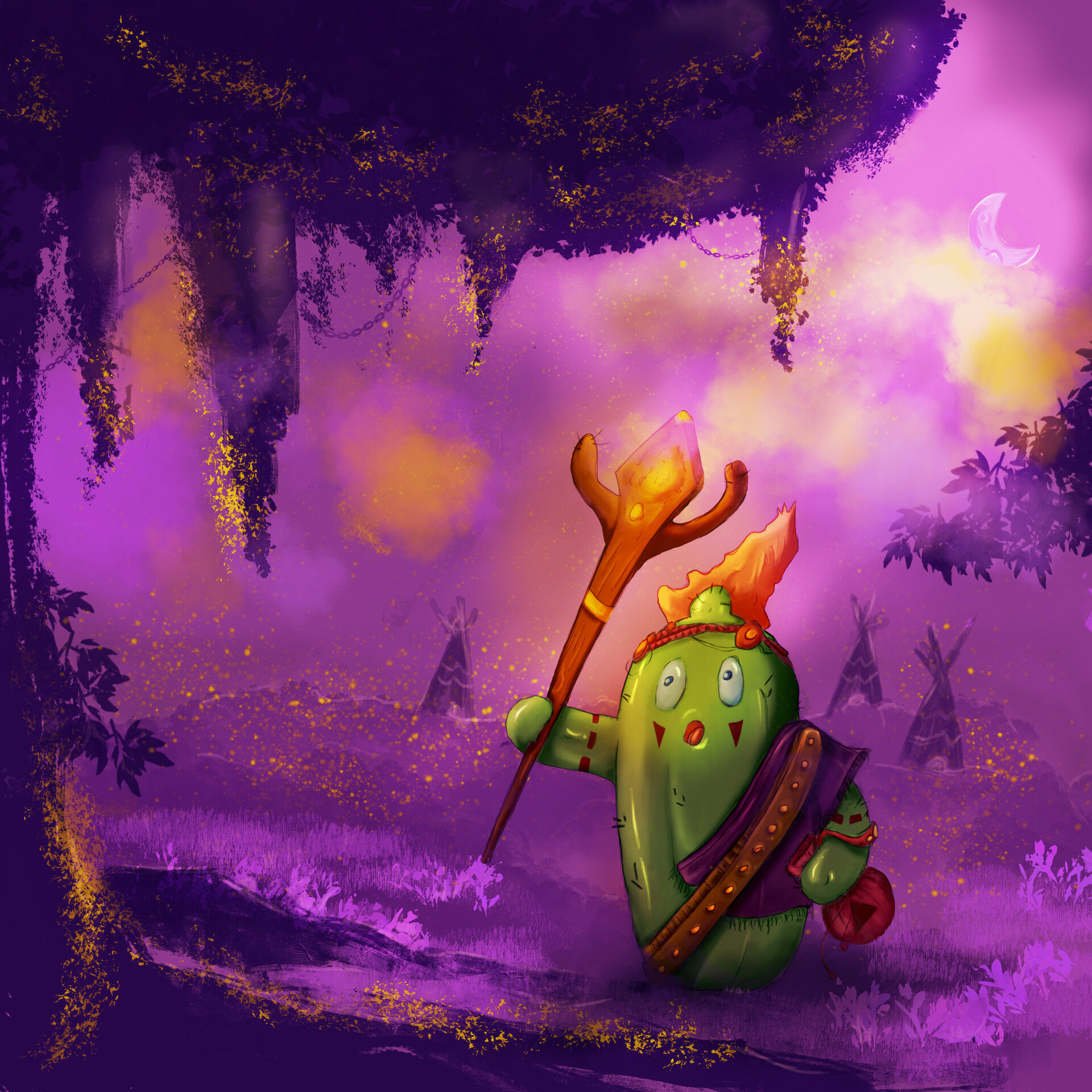 ArtStation - the magic cactus