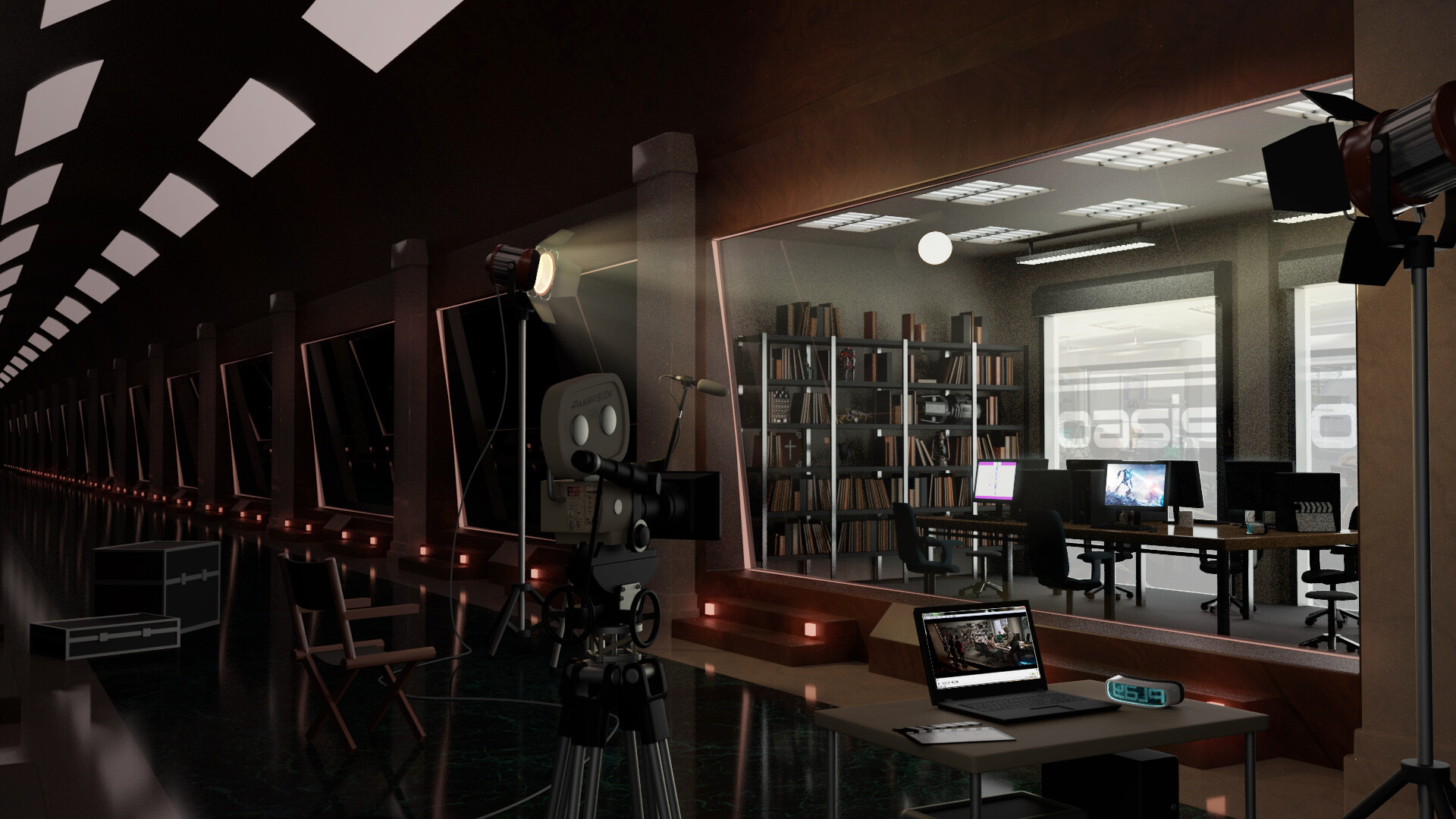 ArtStation - Ready Player One - Halliday's film making