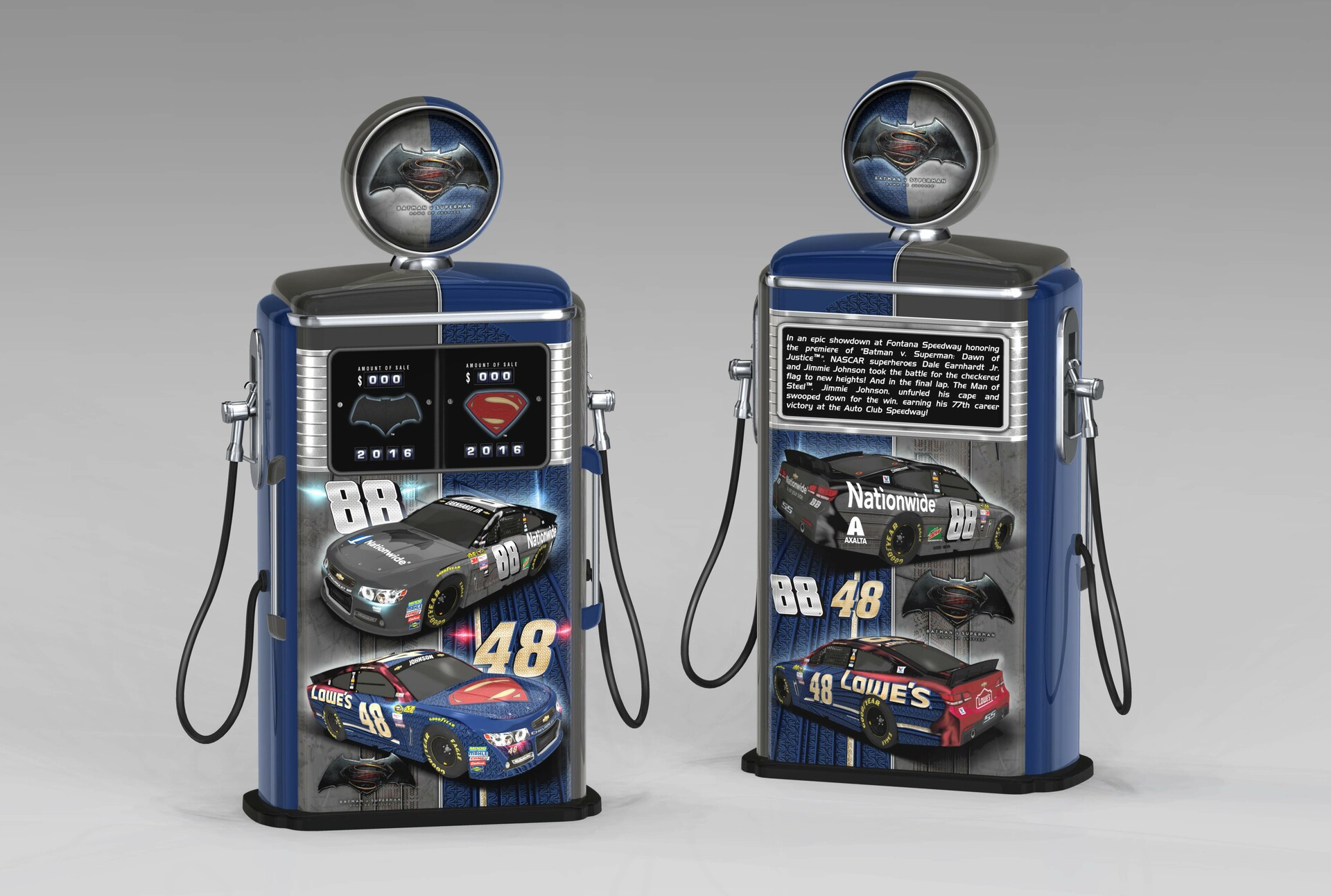 ArtStation - Batman vs Super NASCAR gas pump