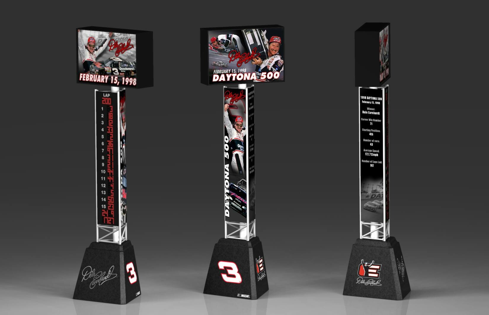 ArtStation - Dale Earnhardt Daytona Score Tower Figurine