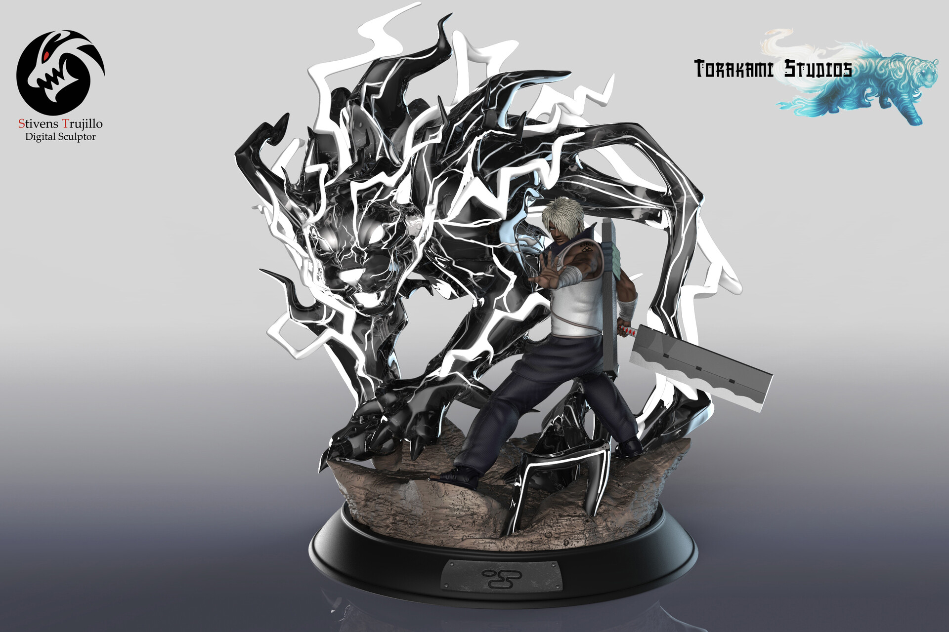 ArtStation - Darui, naruto shippuden fanart