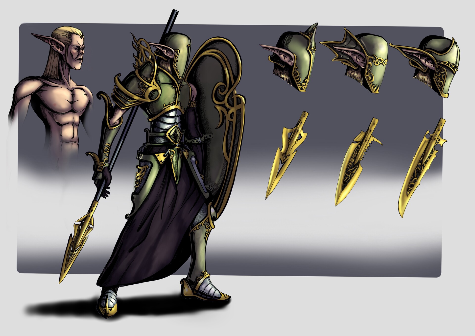 ArtStation - Elf warrior