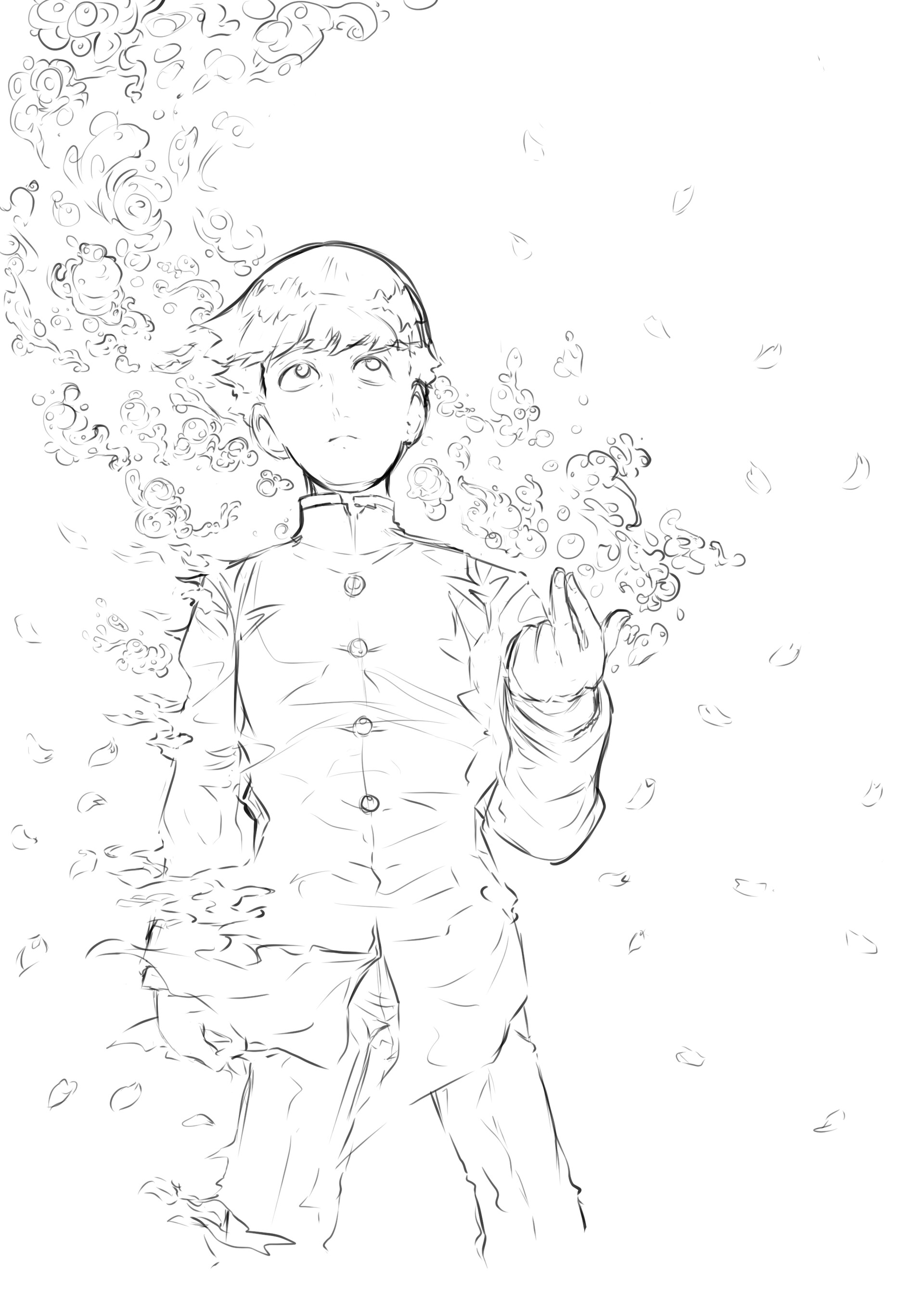 ArtStation - Mob Psycho Rain