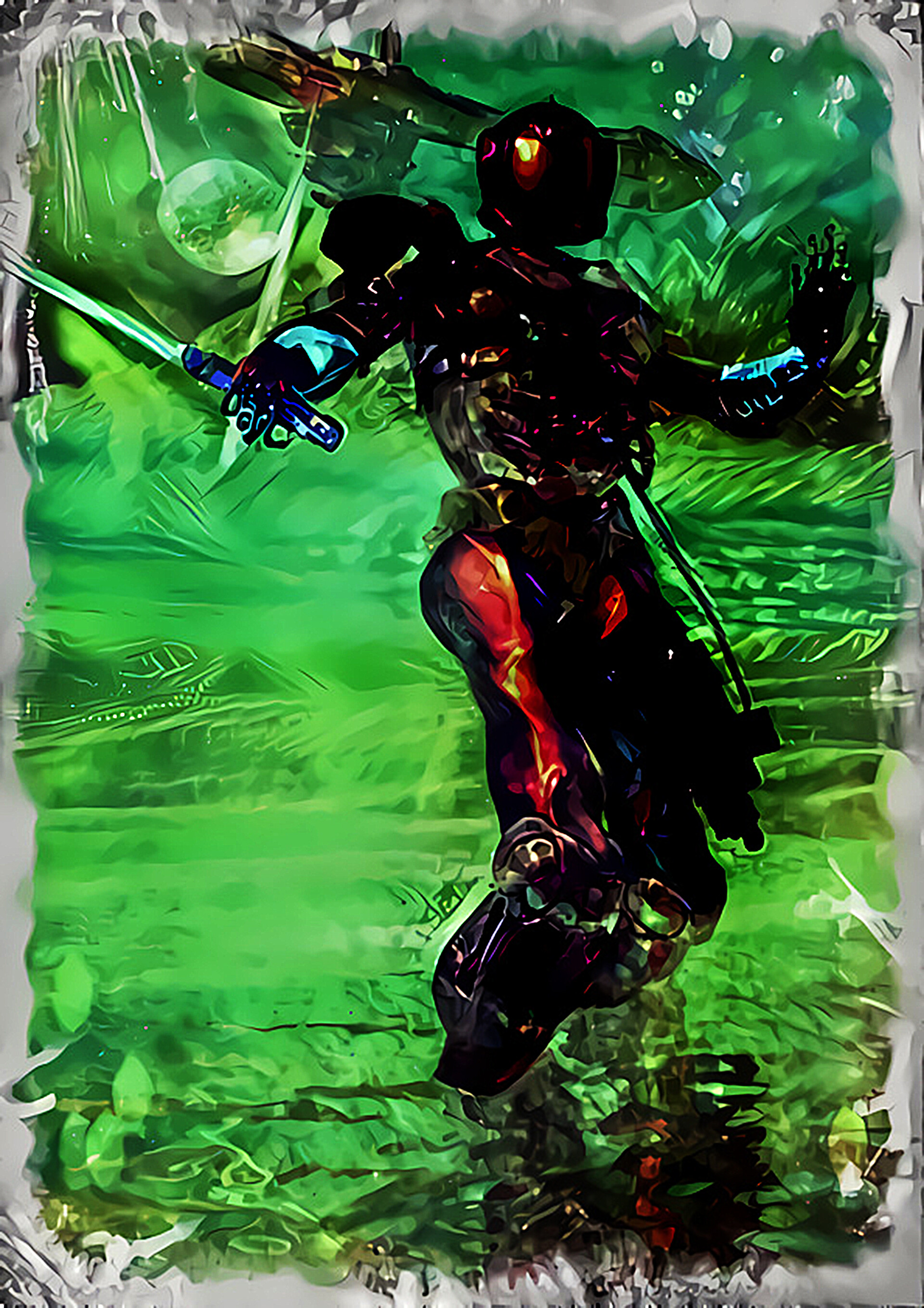 ArtStation - Cyber warrior