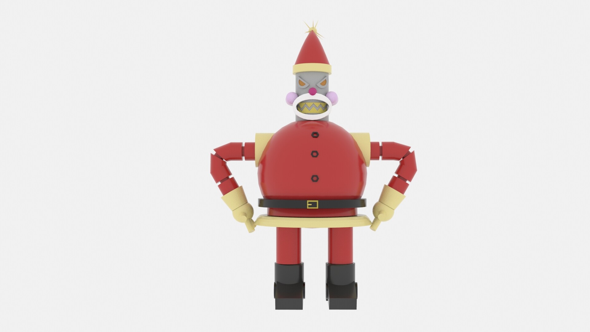 ArtStation - Robot Santa