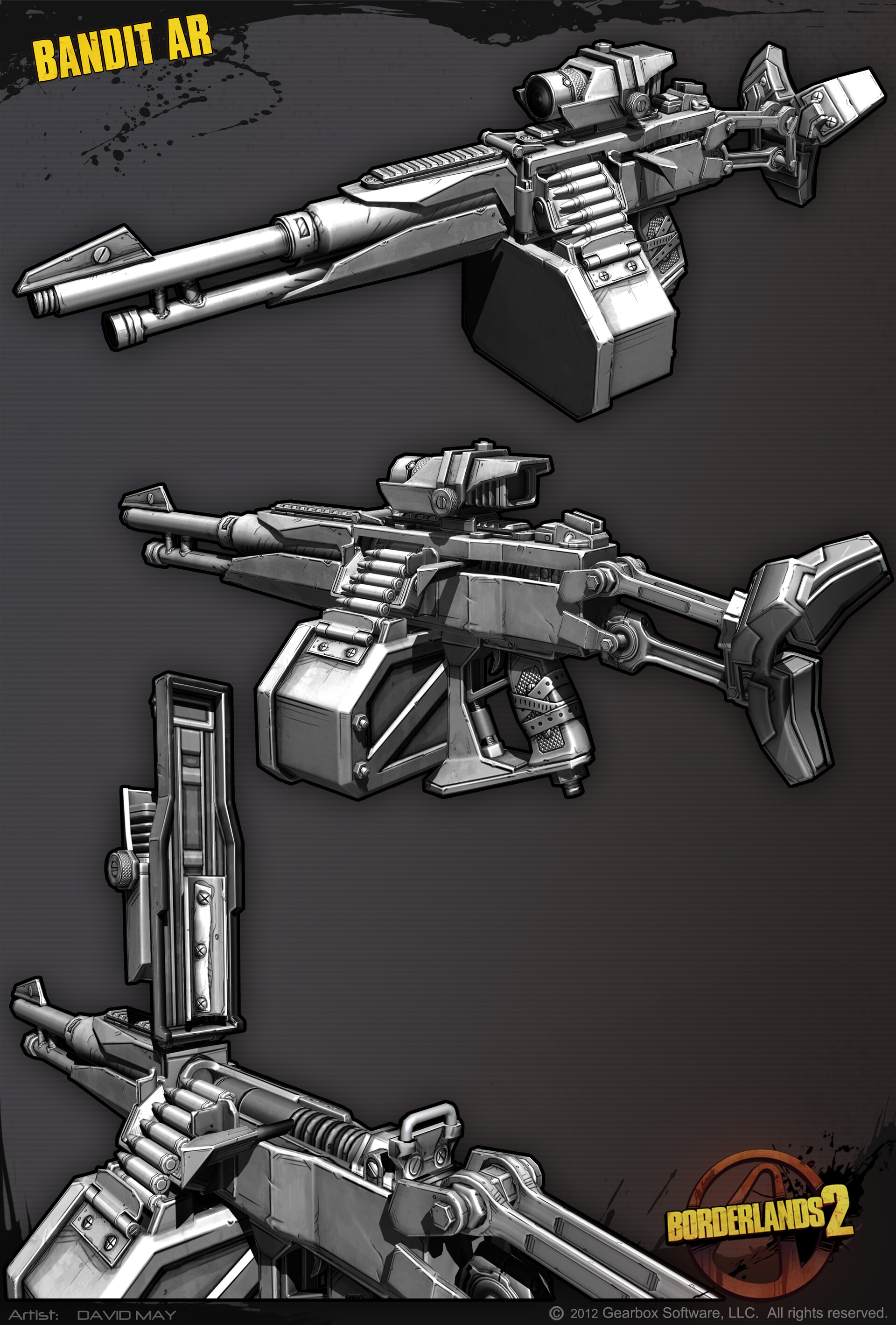 David May - Borderlands 2 Bandit Assualt Rifle