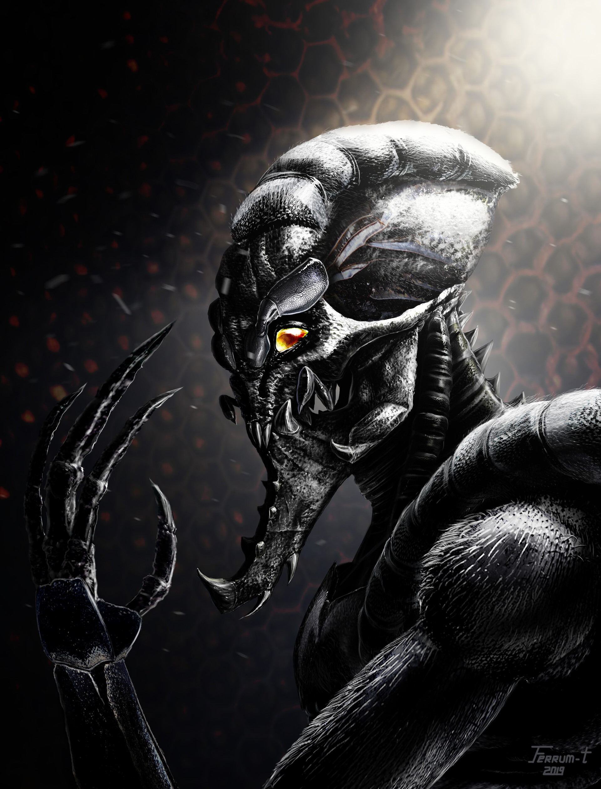 ArtStation - Humanoid insect thing