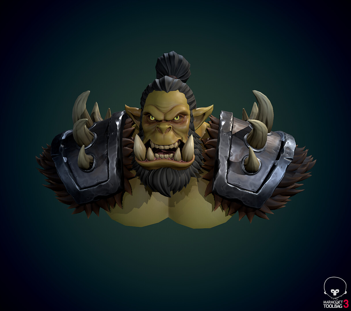 ArtStation - Stylized Orc low poly model