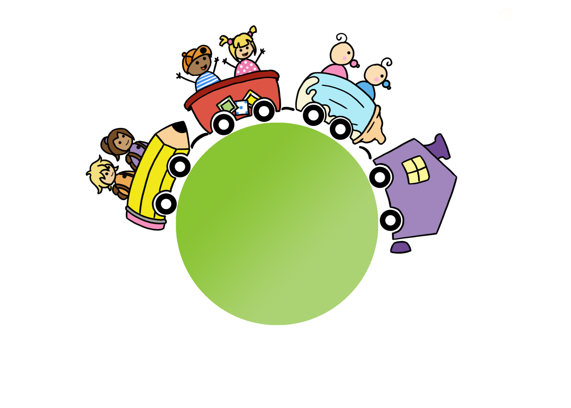 Daycare Bus Clipart