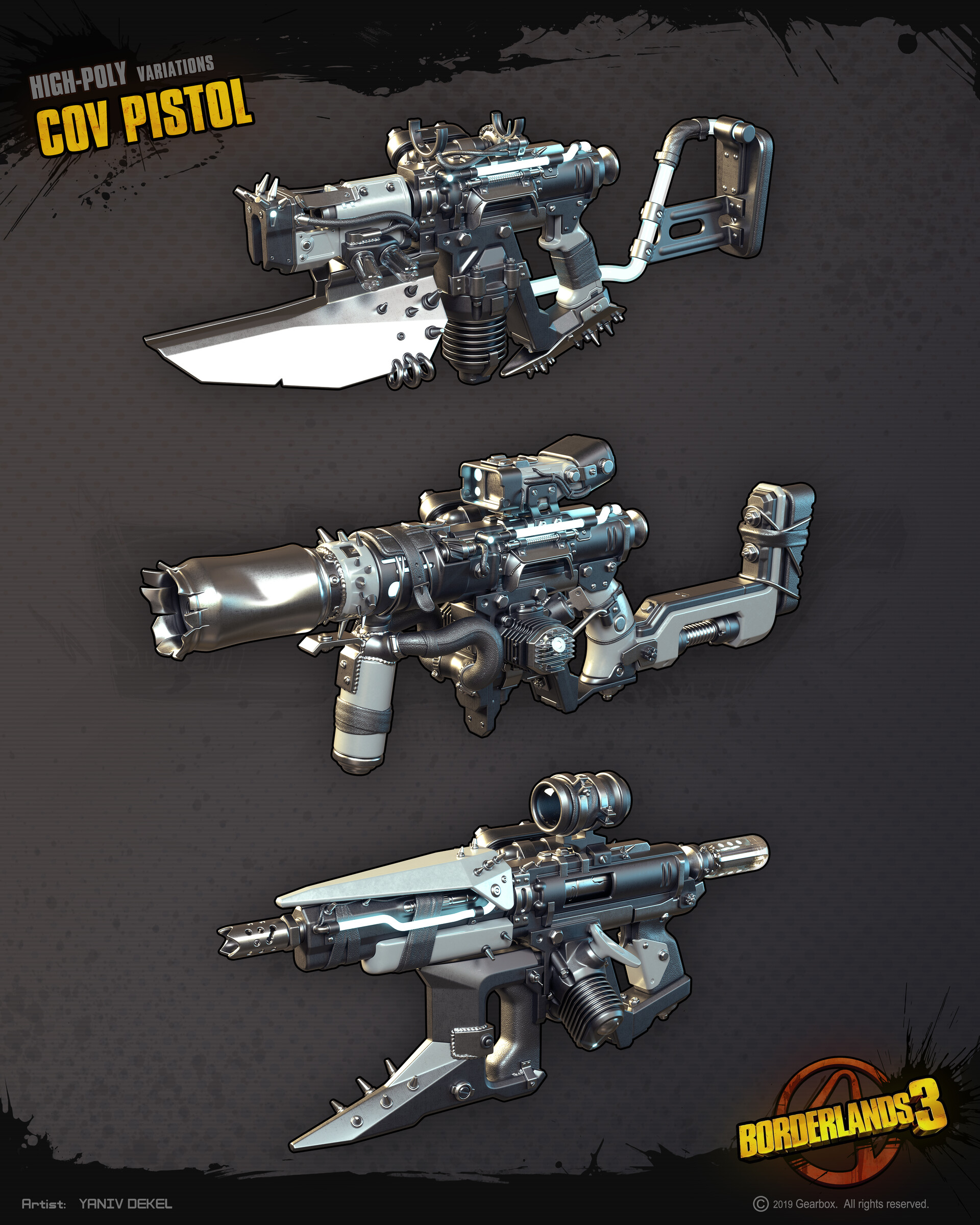 Yaniv Dekel - Borderlands 3 - COV Pistol