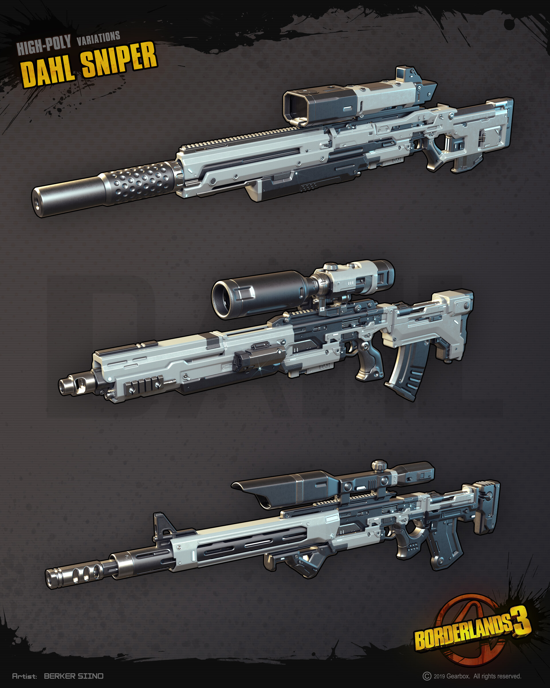 Berker "donpolygon" Siino - Dahl Sniper Rifle