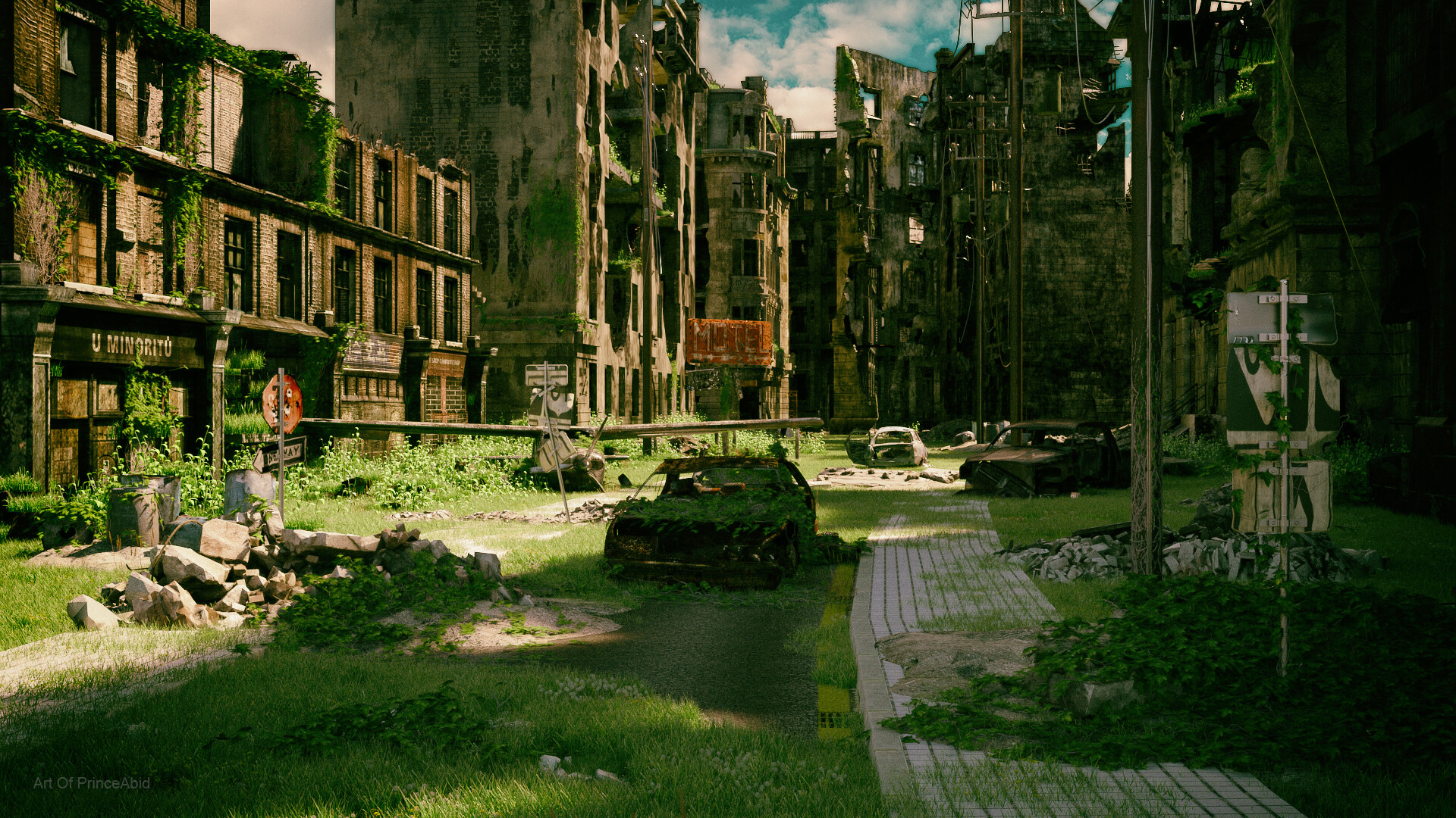 ArtStation - Ruin City Street