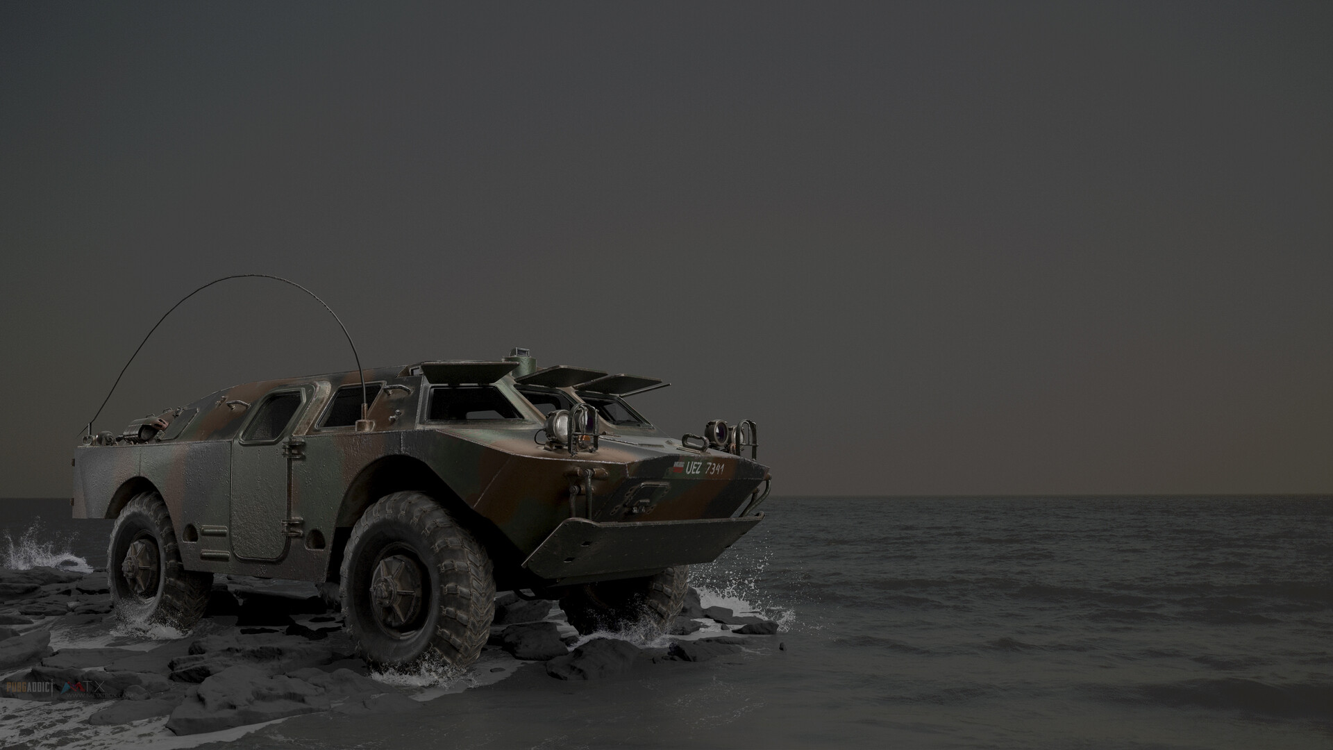 ArtStation - BRDM2 - PUBG