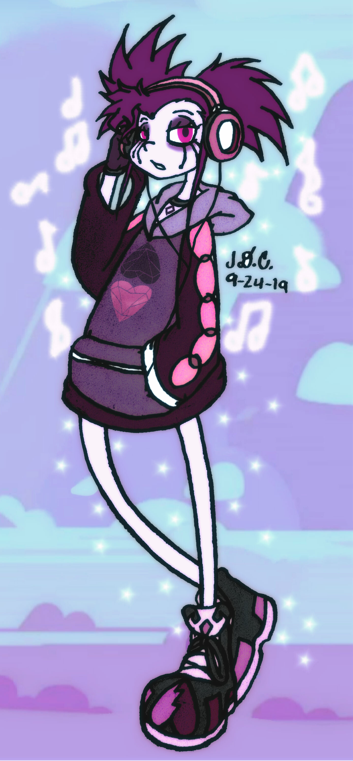 ArtStation - Rocker Girl Spinel