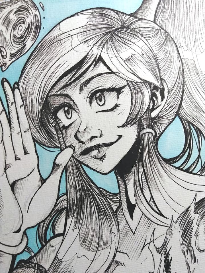 KAJiRA - Shikishi Board Illustration: Avatar Korra