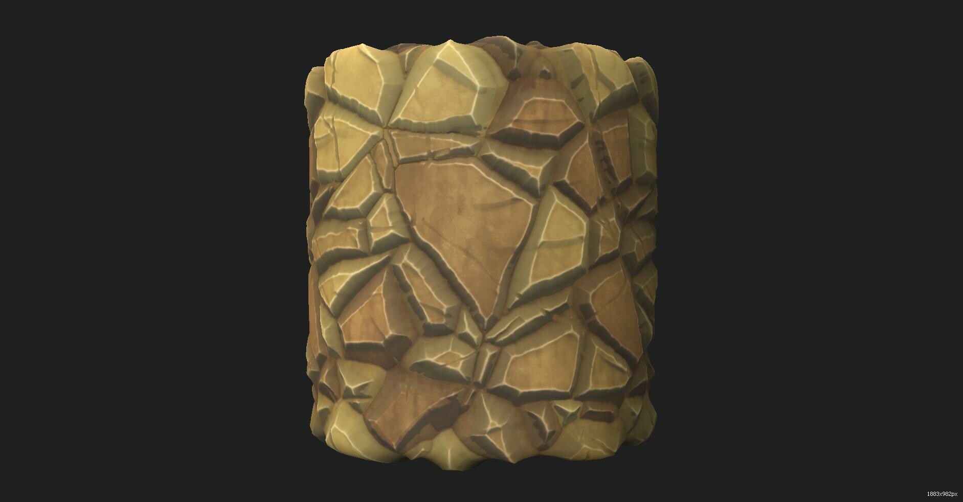 ArtStation - Stylized stone
