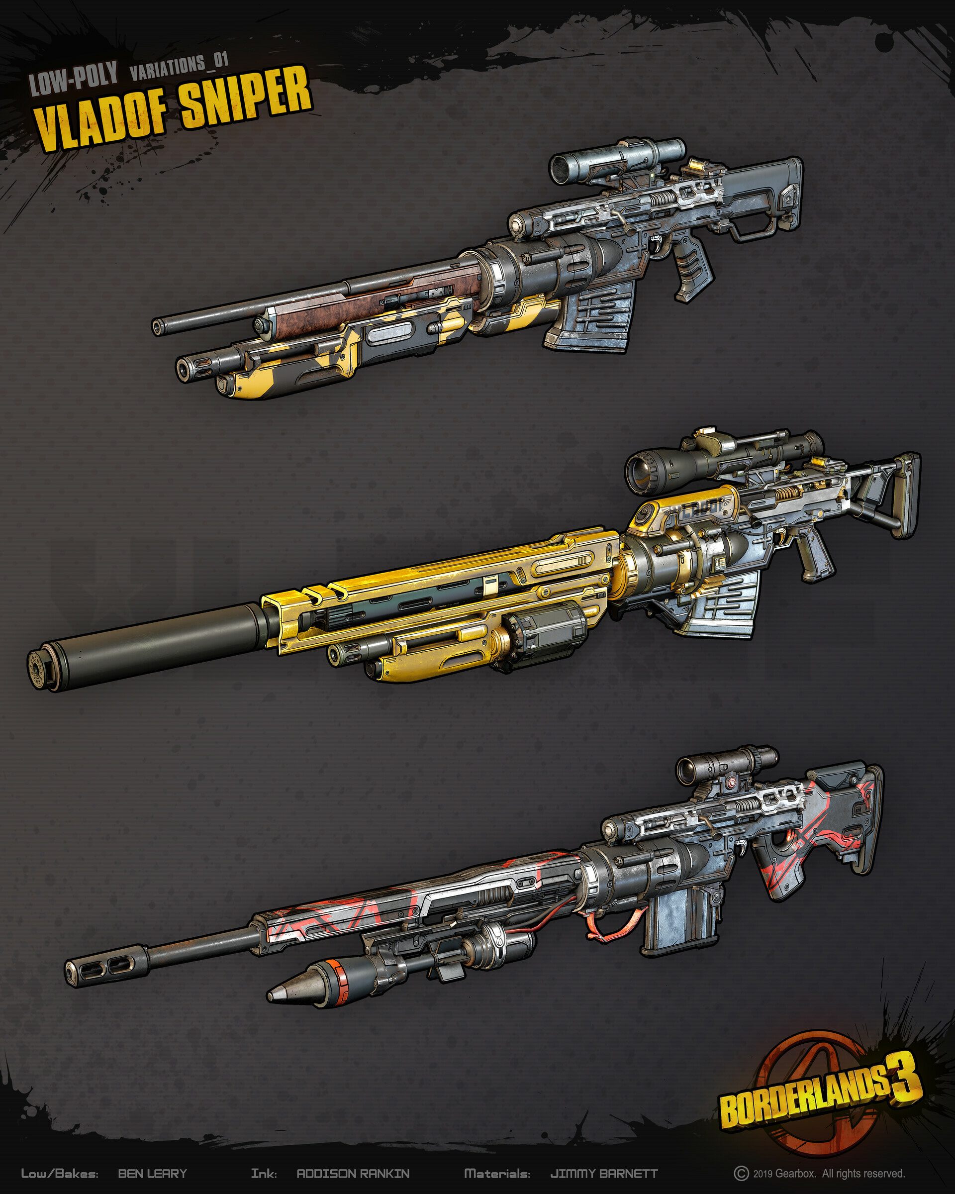 Benjamin Leary - Vladof Sniper - Borderlands 3