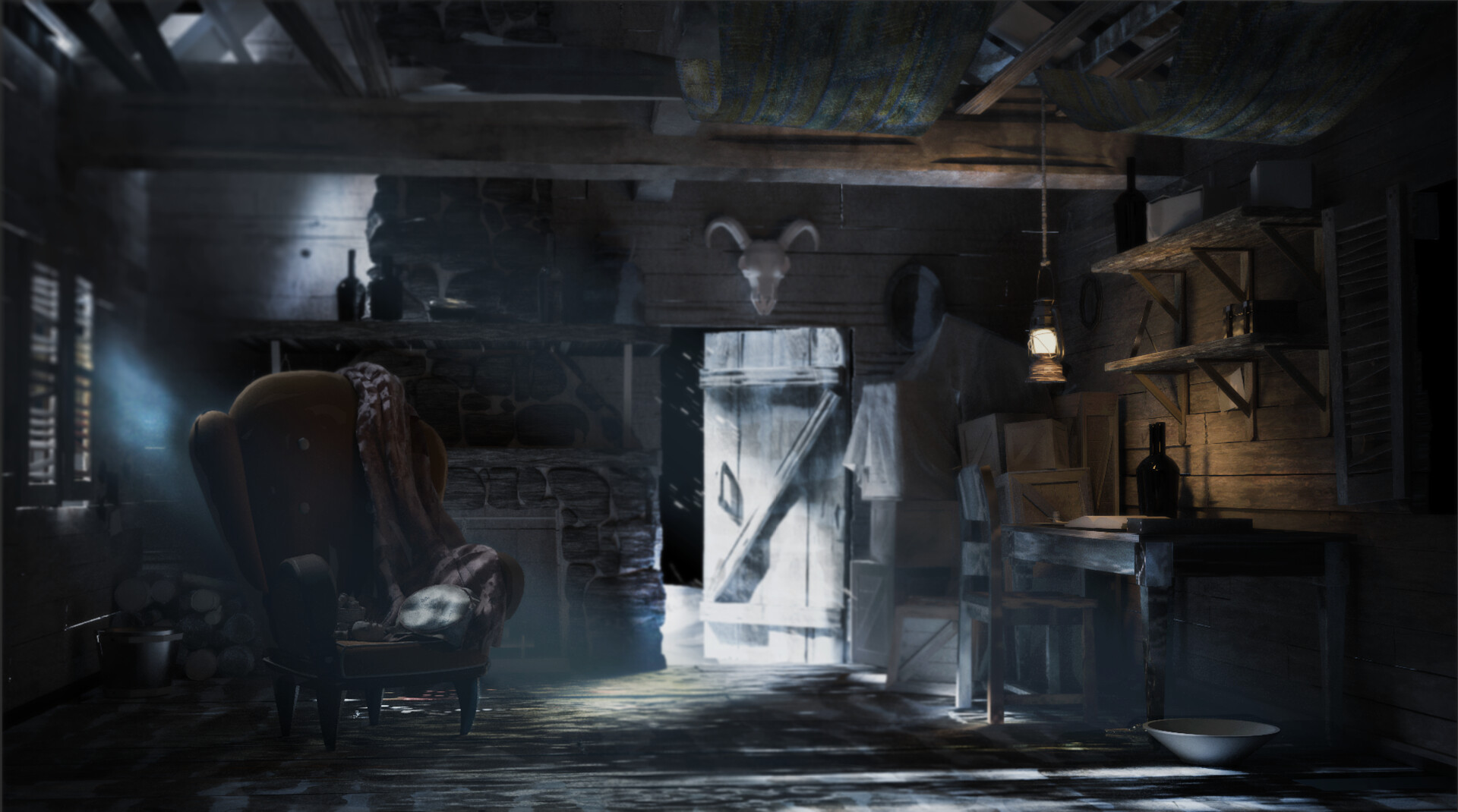 ArtStation - cabin renderman