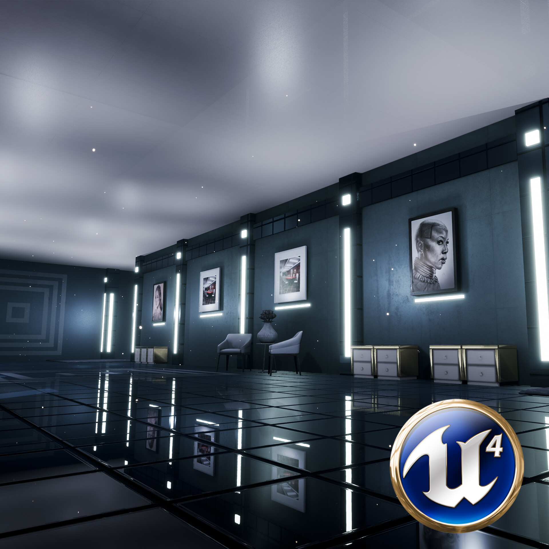 ArtStation - Corridor Lighting Practice