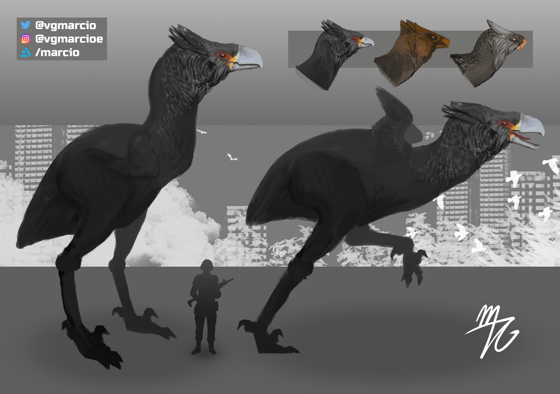 ArtStation - Terror bird.