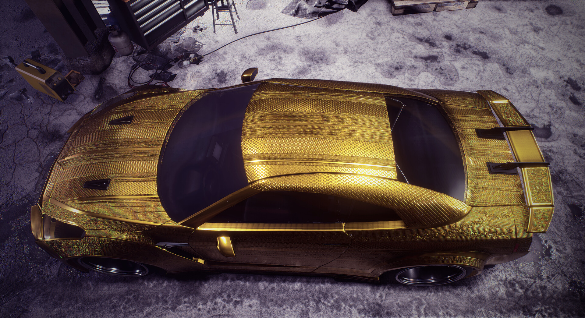 Benjamin Ghys - Engraved Nissan GTR Godzilla