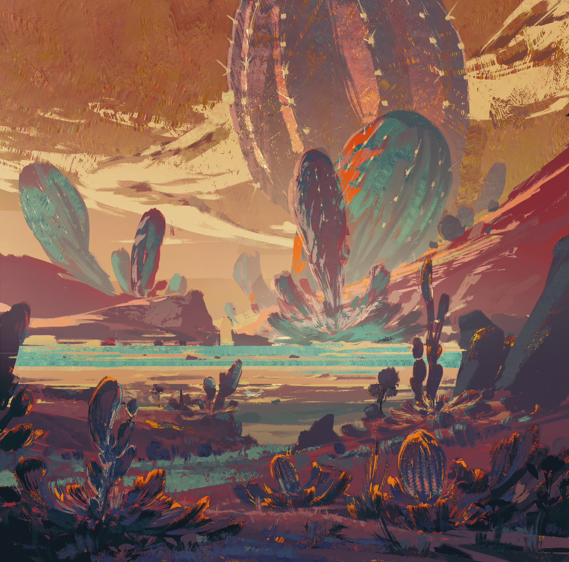 ArtStation - Alien Desert