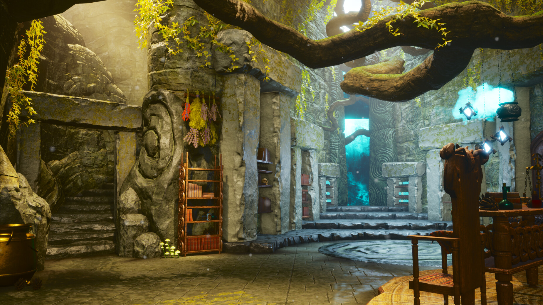 ArtStation - Merlin's Cave - Artstation Challenge