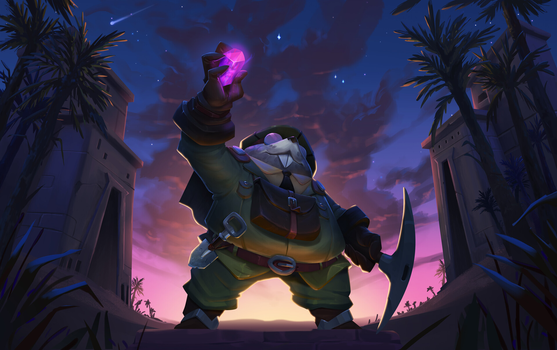 ArtStation - mole treasure hunter