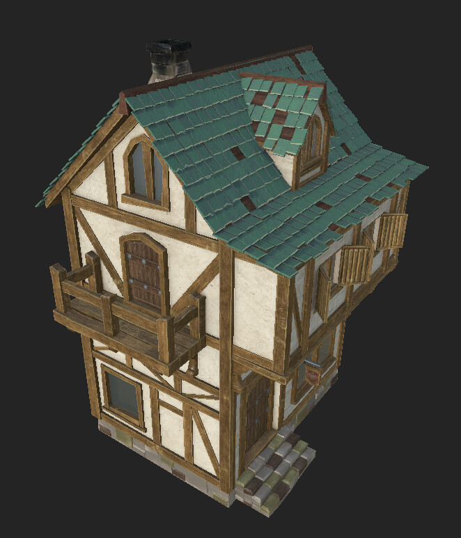 ArtStation - Medieval Building