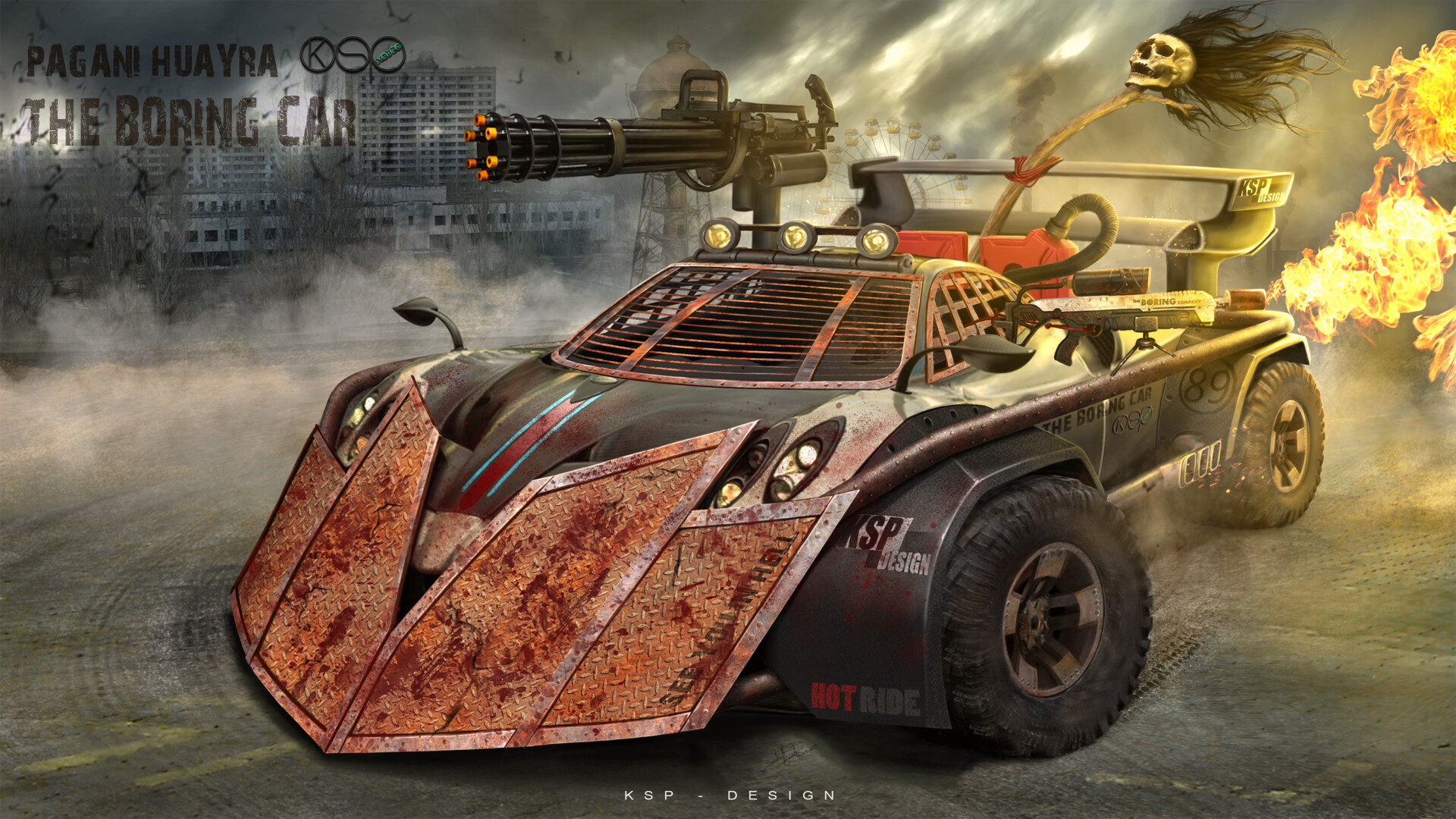 ArtStation - PAGANI HUAYRA -THE BORING CAR