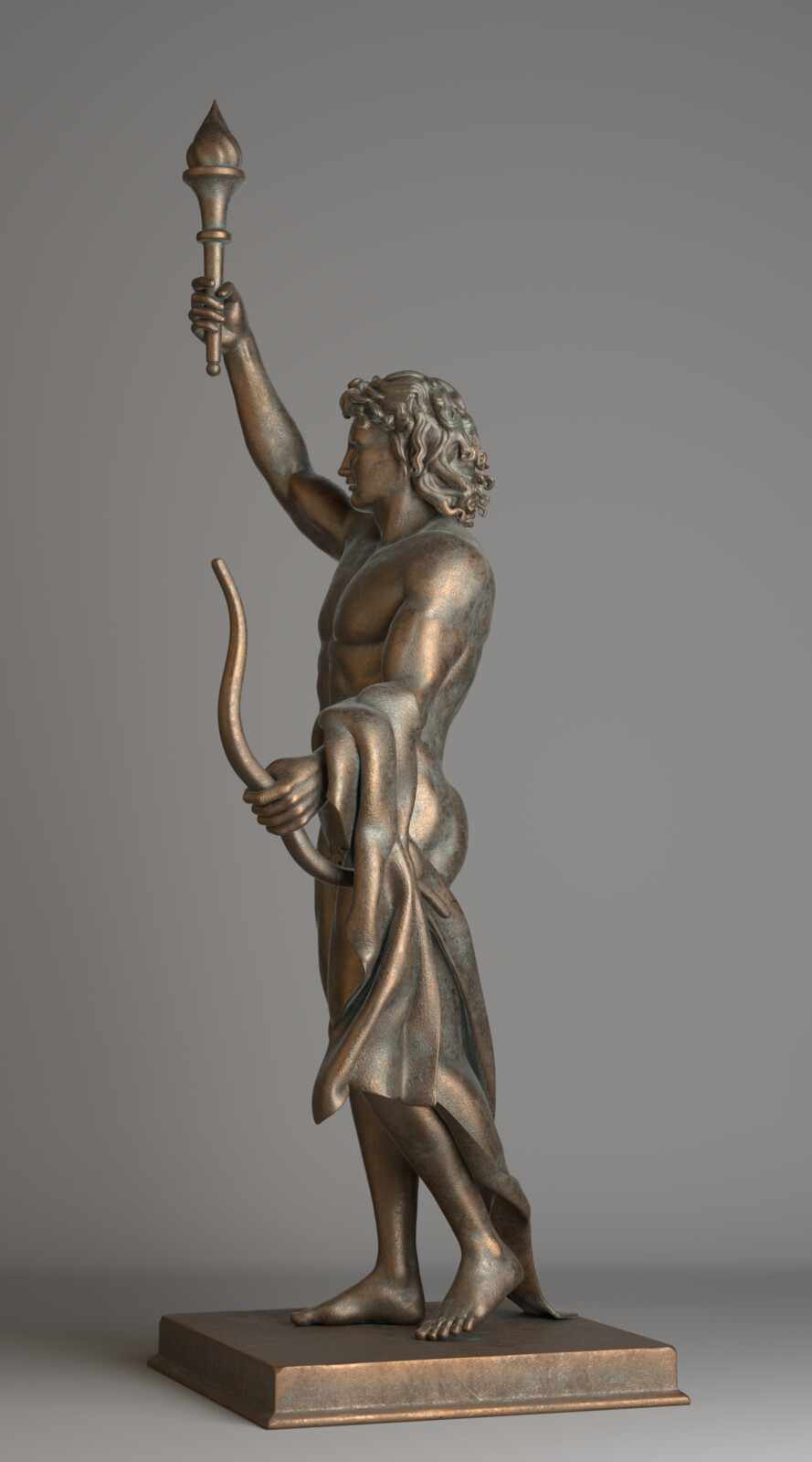 Adrien Jalade - Helios Statue