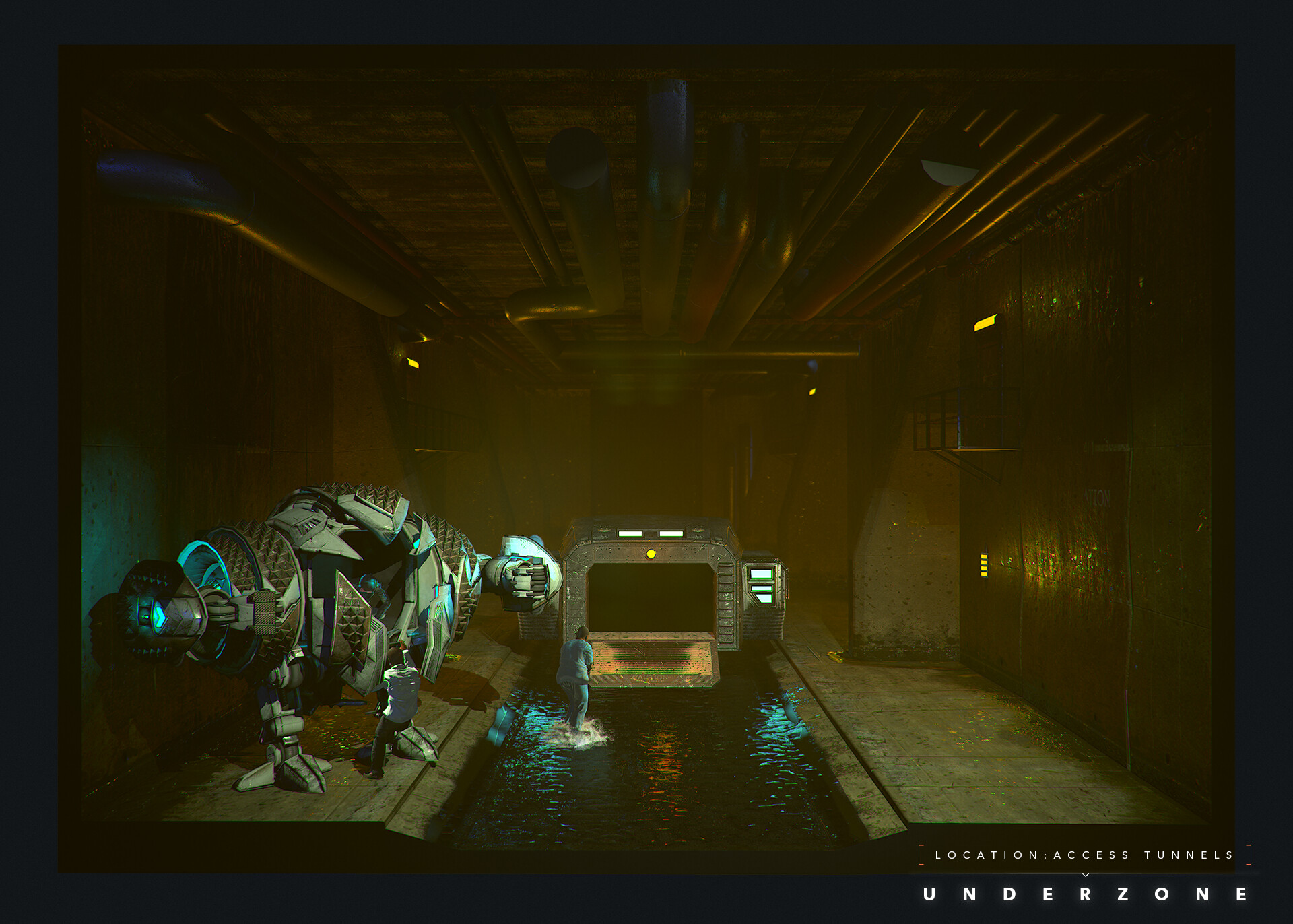 ArtStation - Underzone: Access Tunnels, Daniel Jutson