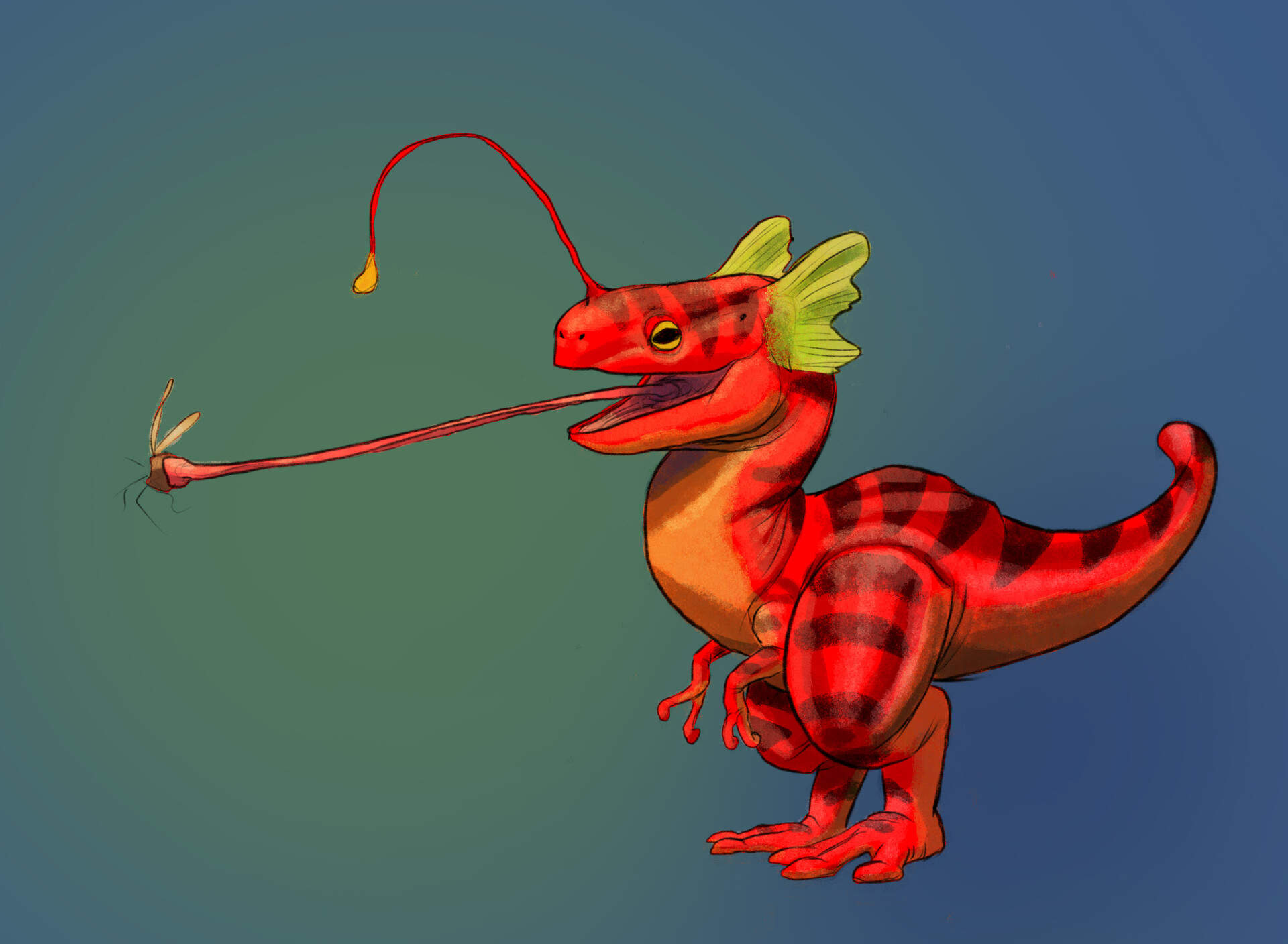 ArtStation - painted dragon