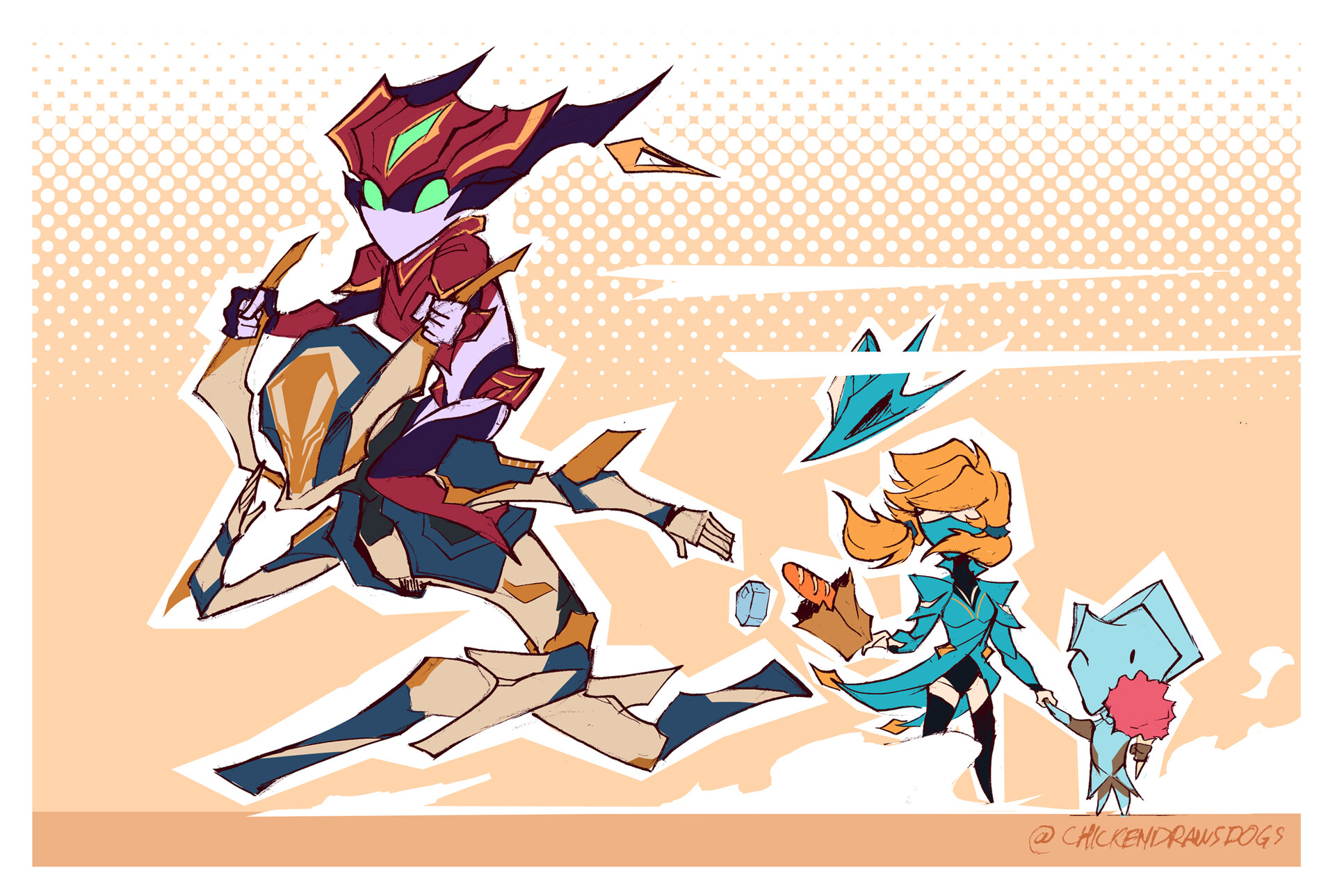 ArtStation - WARFRAME - Fast Lane's Antics