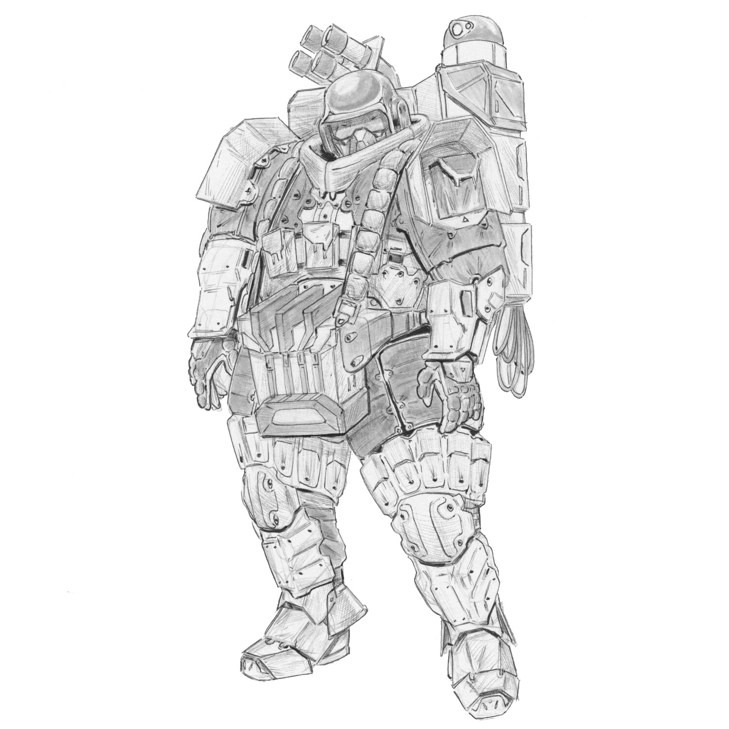 ArtStation - Sketches mechanical / human