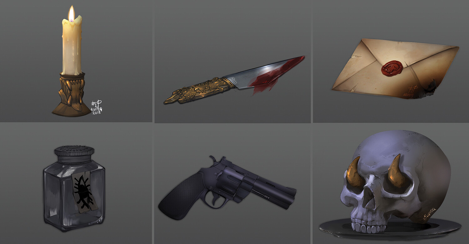 ArtStation - Horror happens here ( click for more props)