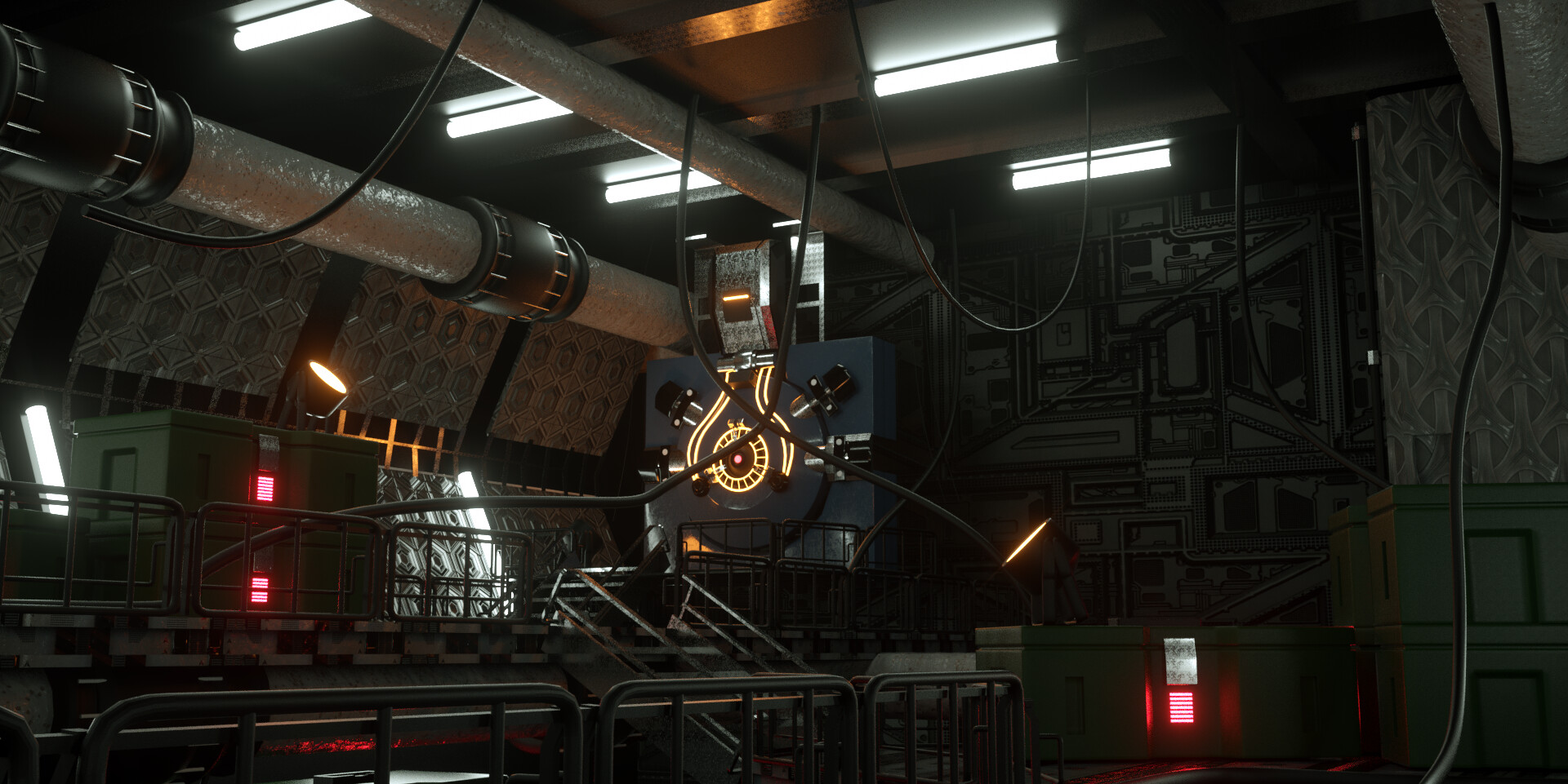 ArtStation - 3D Underground Sci-fi Environment