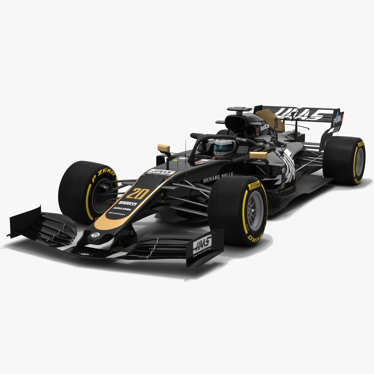 ArtStation - 3D model Haas F1 VF-19 #20 Formula 1 Season 2019 3D model
