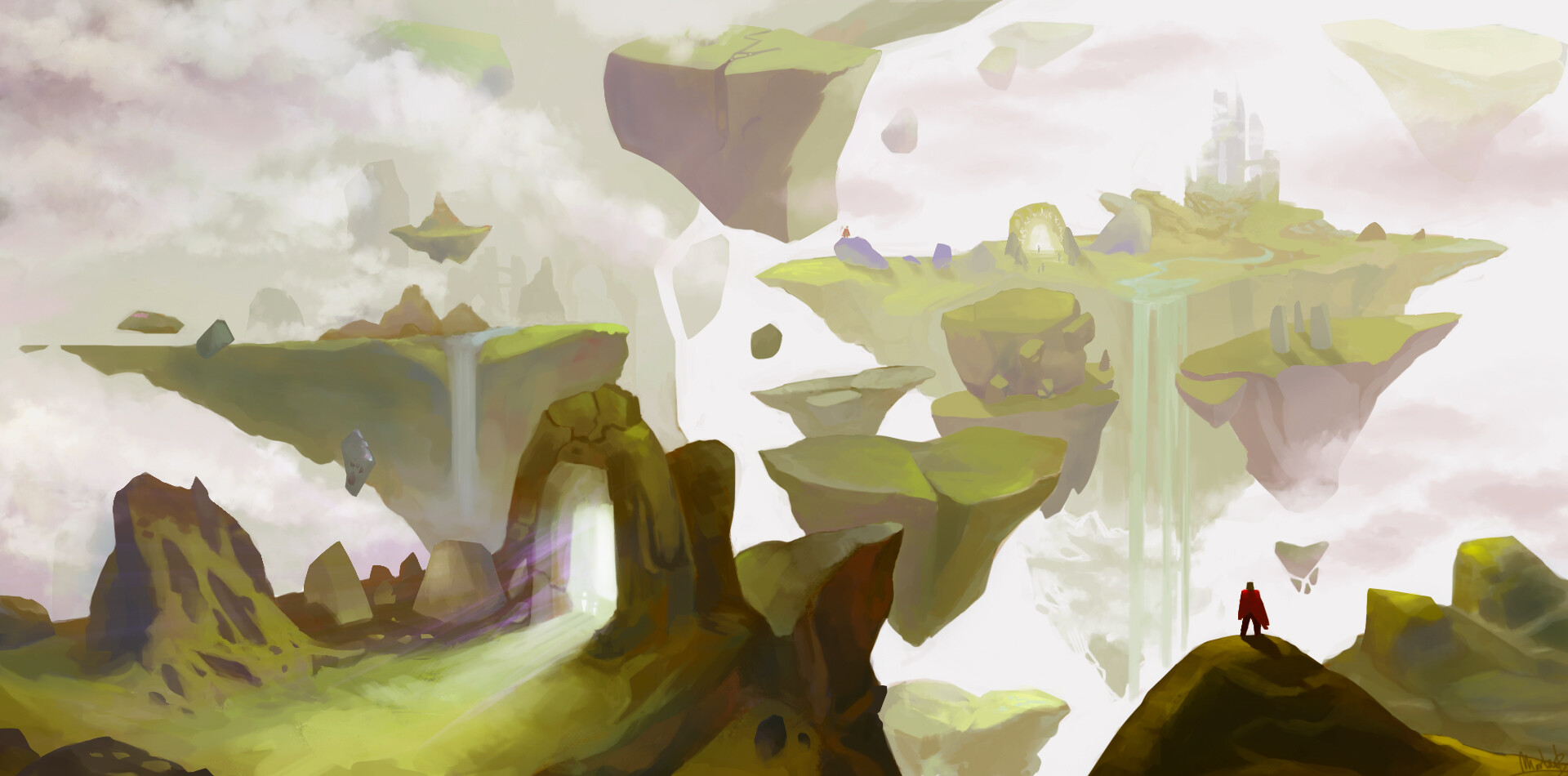 ArtStation - Floating islands