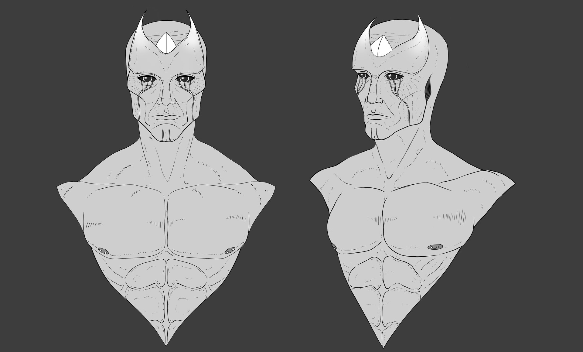 ArtStation - Old Alien man