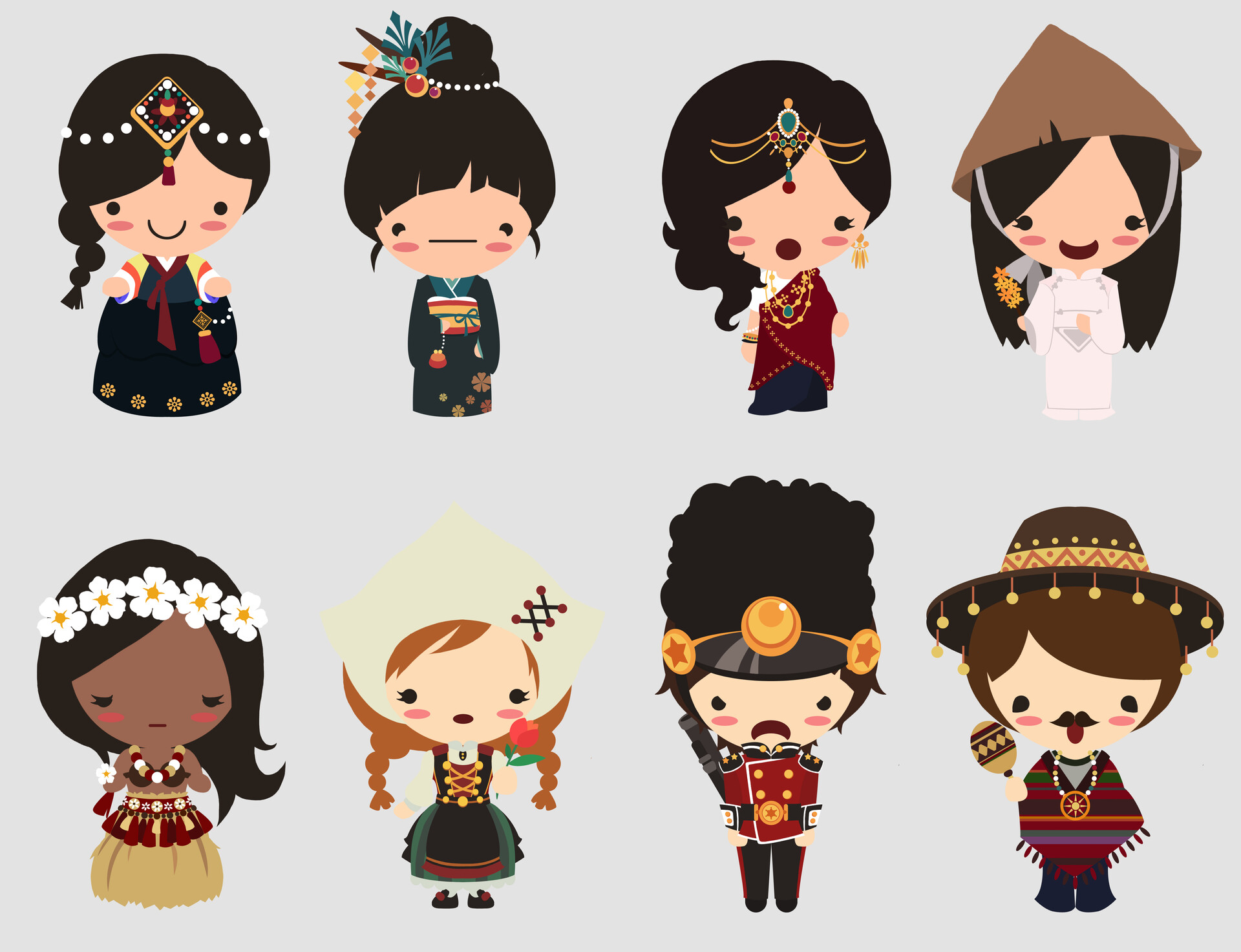 ArtStation - Country Characters